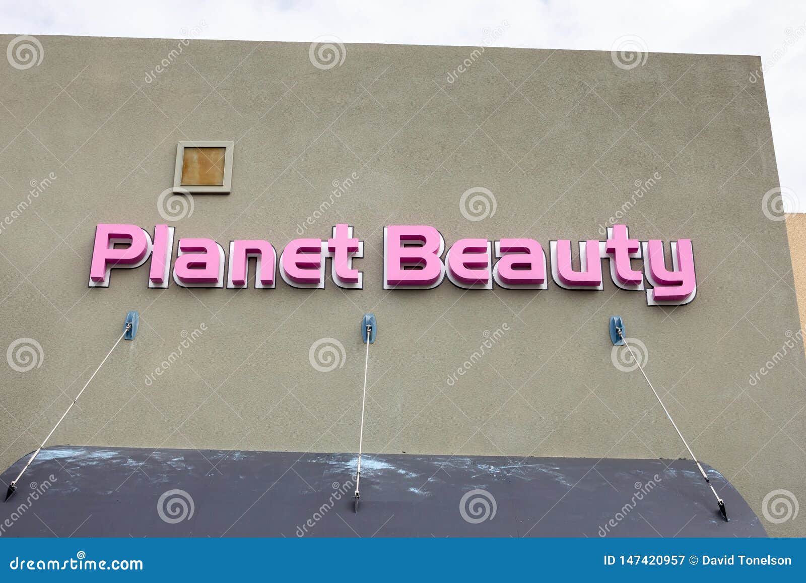 Planet Beauty store sign editorial photography. Image of brows - 147420957