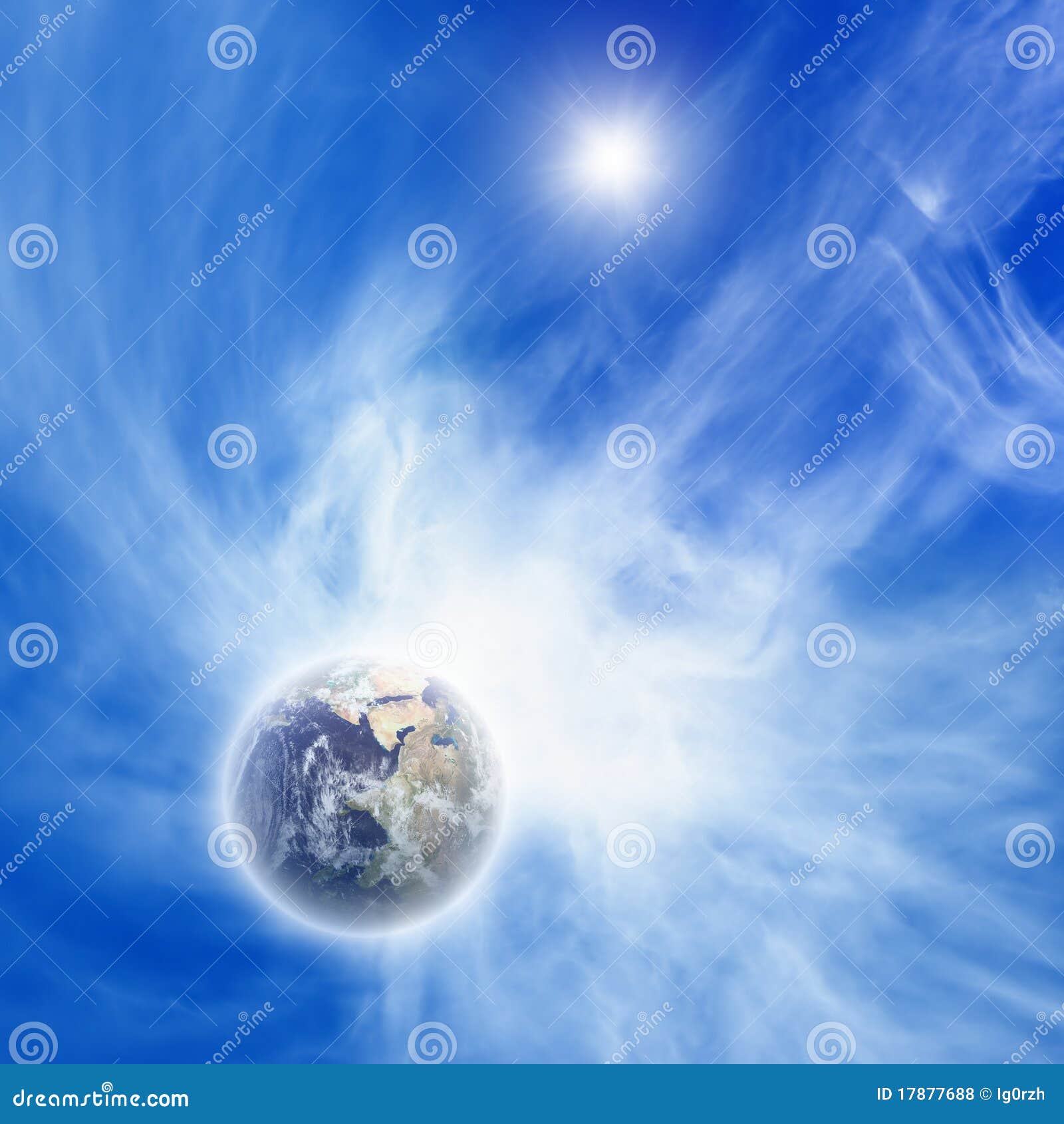 Planet in blue sky stock photo. Image of calm, environmental - 17877688