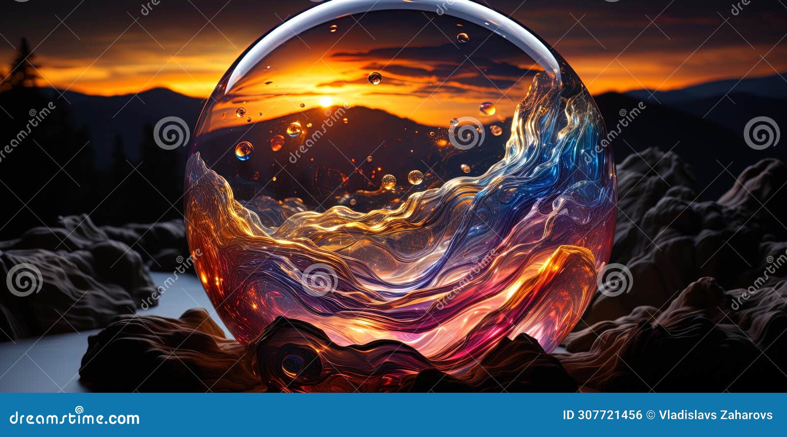 A Planet Consisting of Transparent Crystalline Layers Refracting Light ...