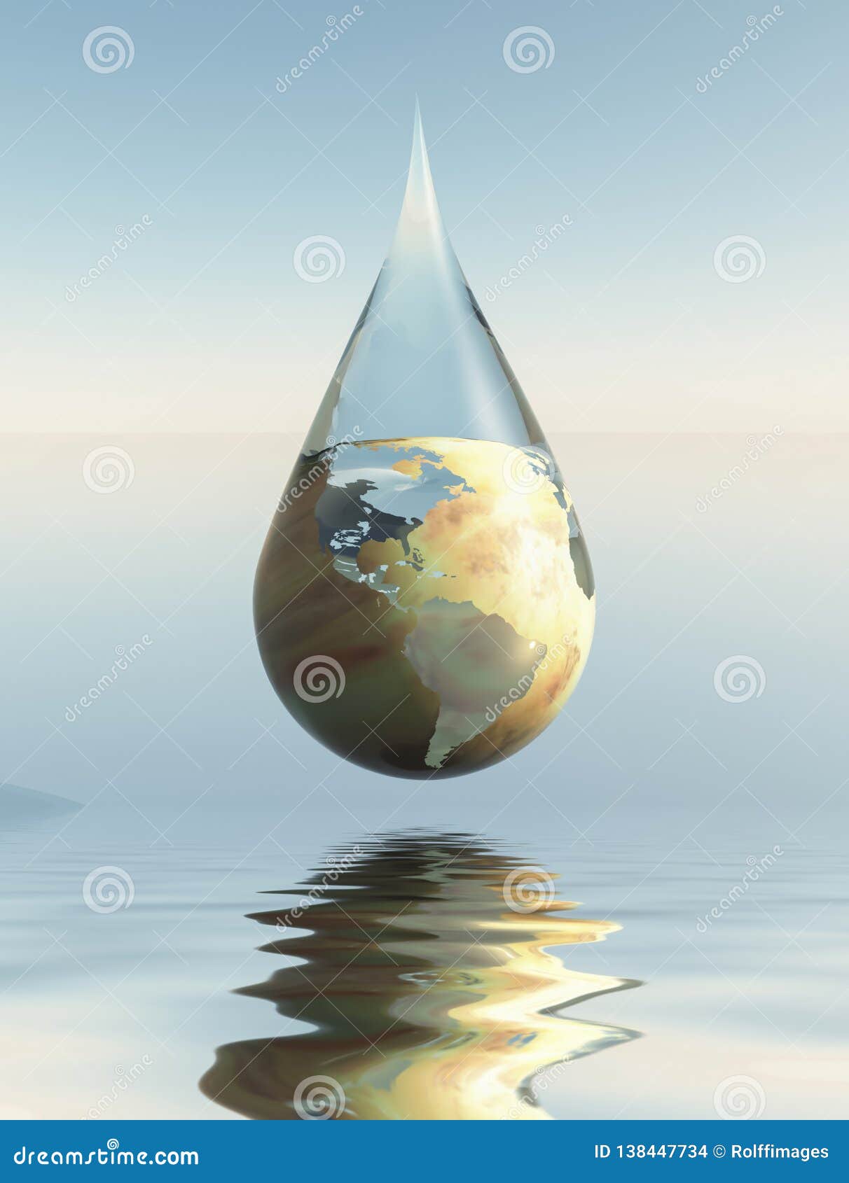 Planet Drop stock illustration. Illustration of globe - 138447734