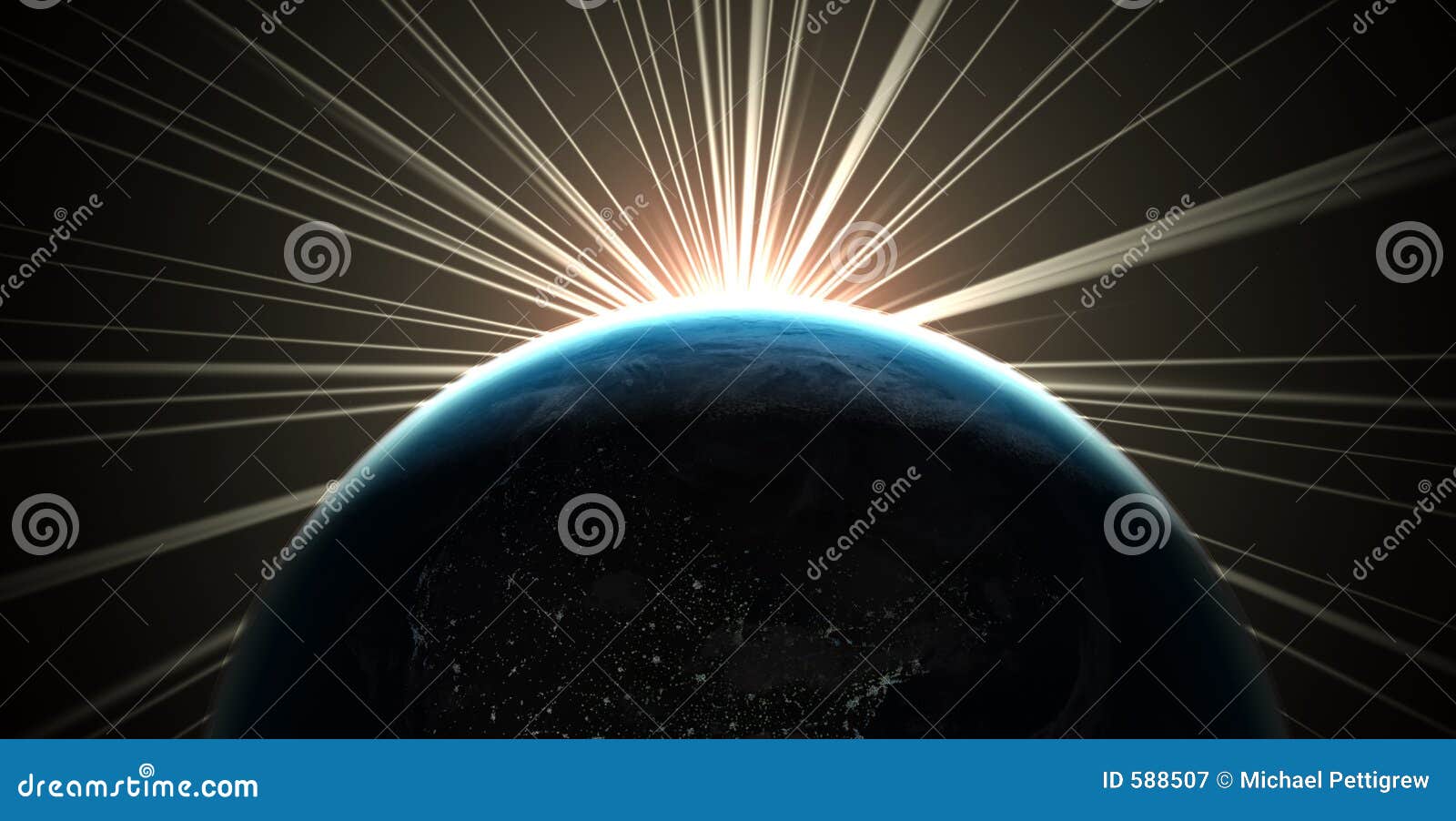 Planet Earth stock illustration. Illustration of astronomy - 588507
