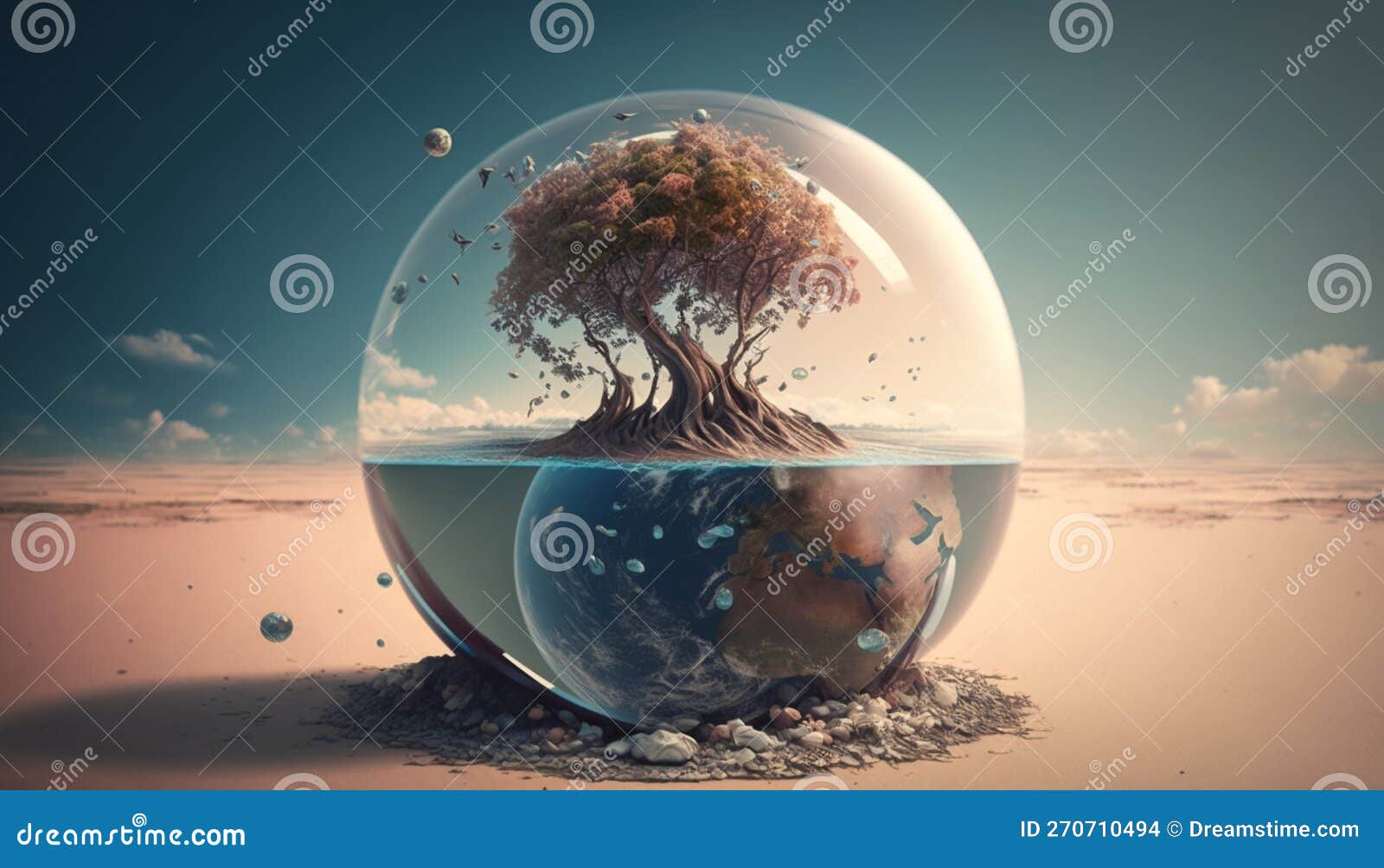 Planet Earth, Abstract Art, Surrealism, Concept Art, AI Generated Stock ...