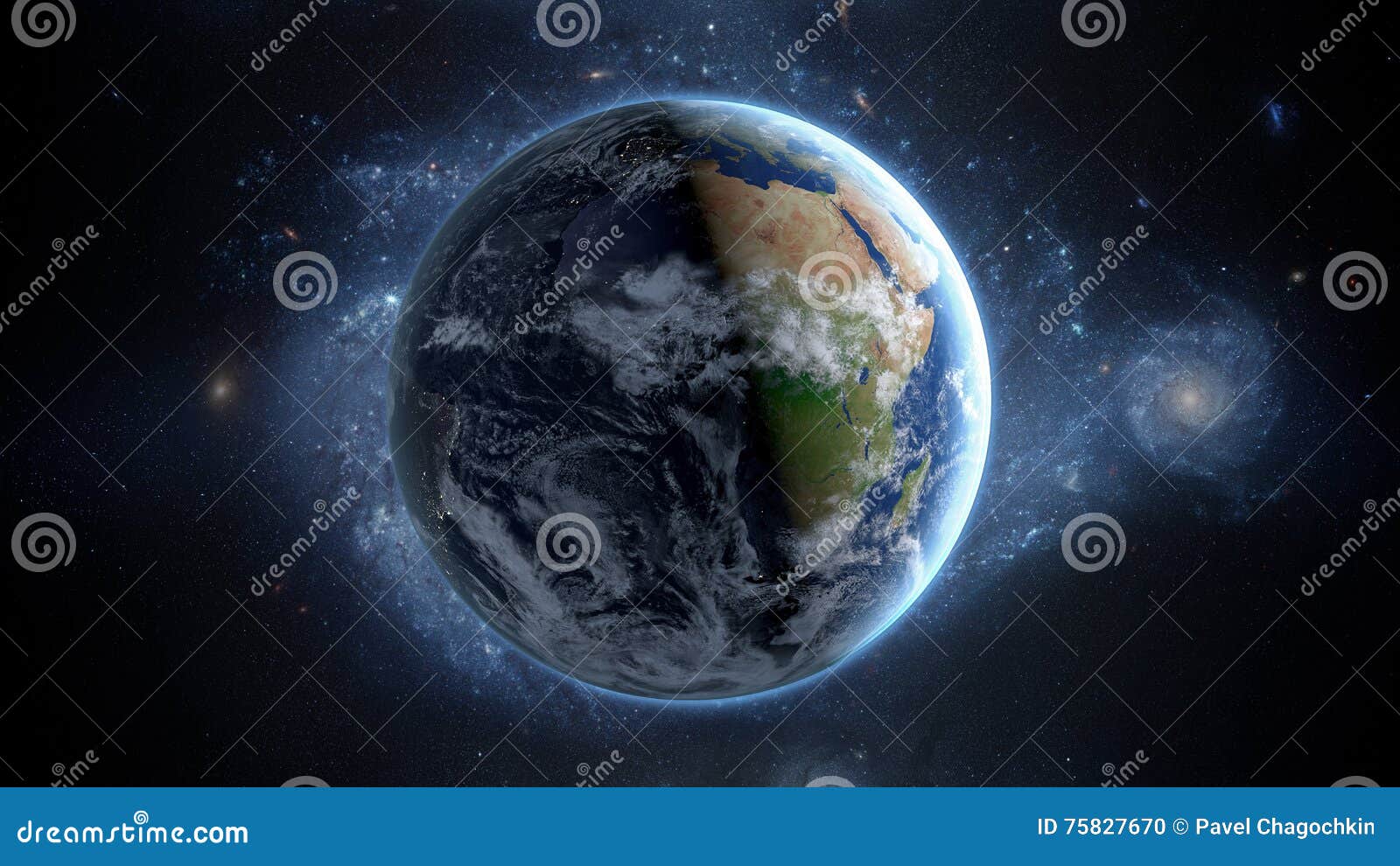 Stars, Planet And Galaxy In Cosmos Universe, Space And Time Travel ...