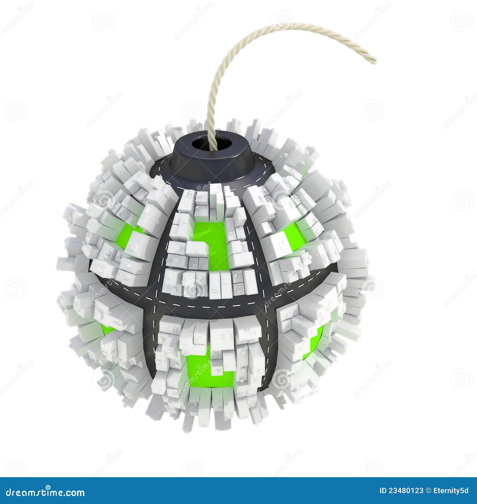 Planet Earth - bomb stock illustration. Illustration of sphere - 23480123