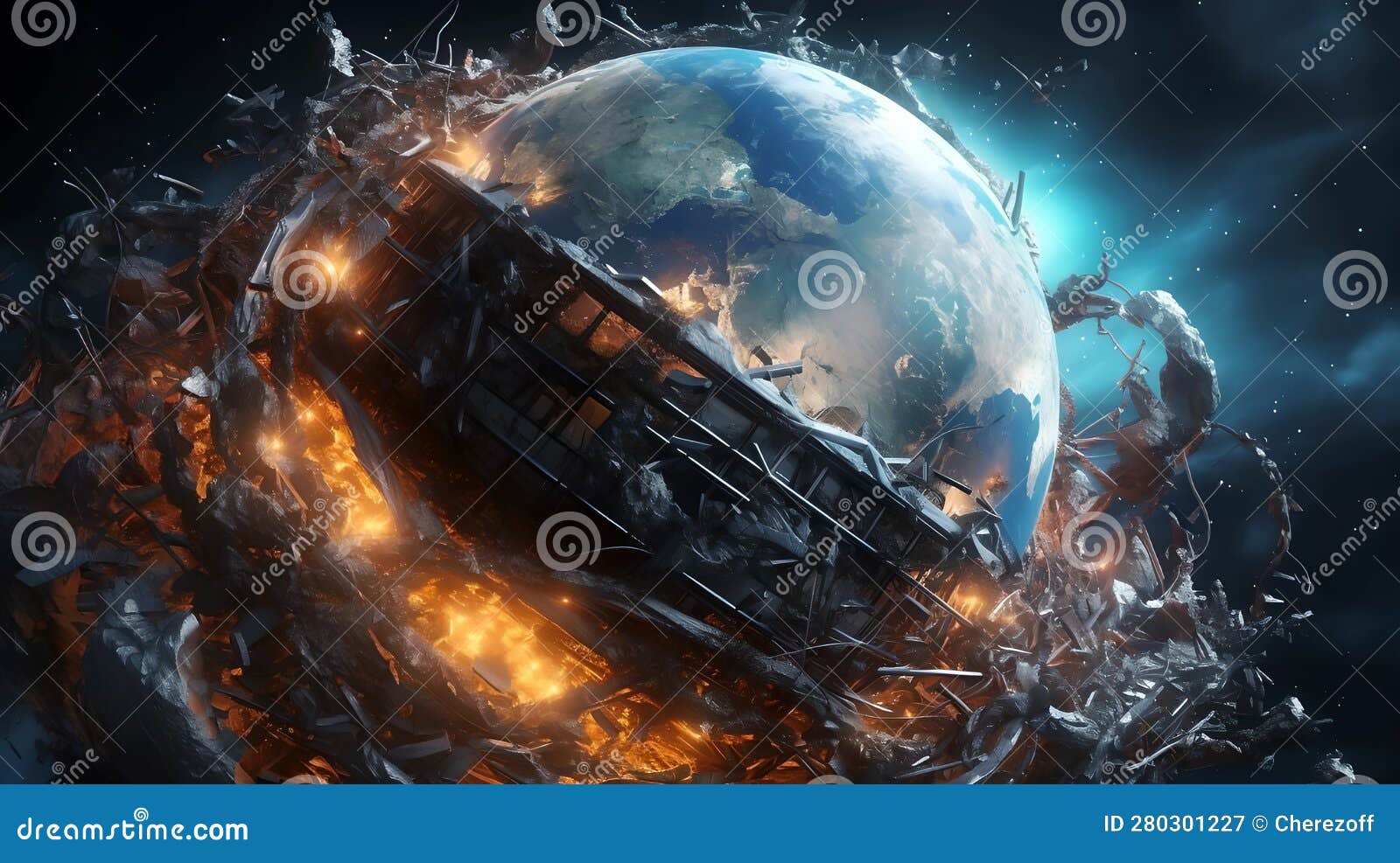 Planet Earth, Climate Issues Stock Illustration - Illustration of ...