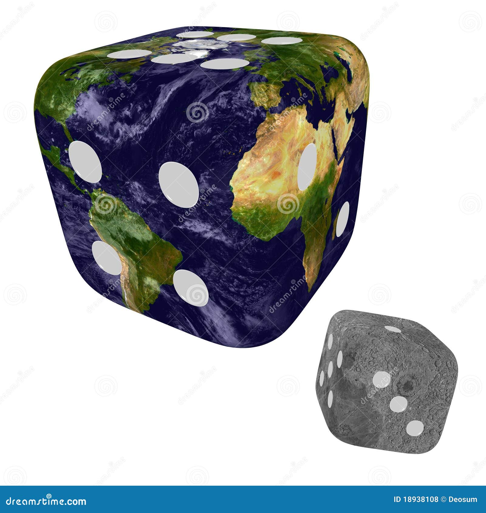 Earth Dice Royalty-Free Stock Image | CartoonDealer.com #115212856