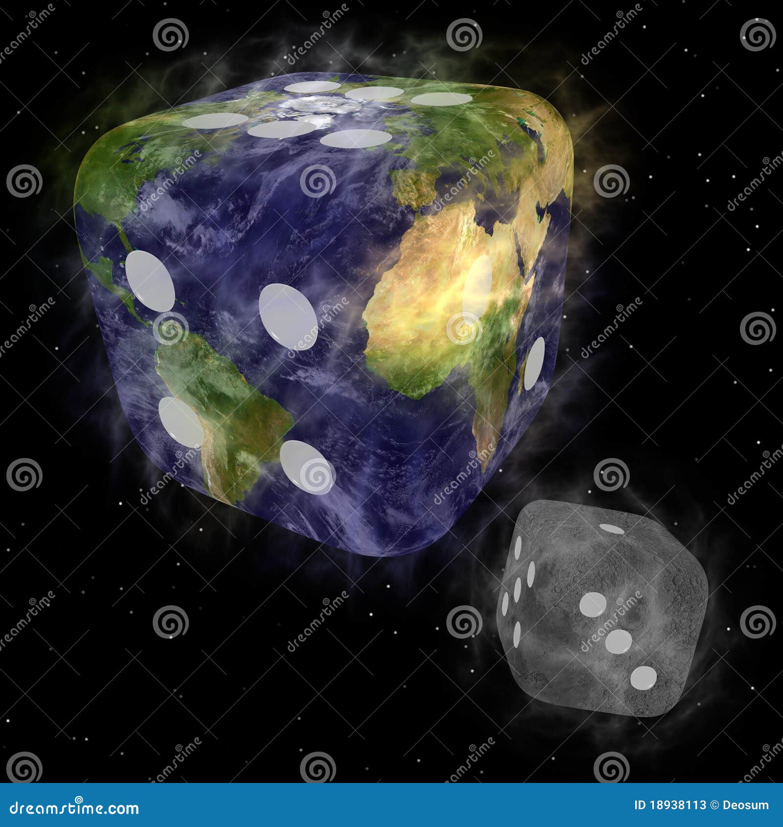 Earth Dice Royalty-Free Stock Image | CartoonDealer.com #115212856