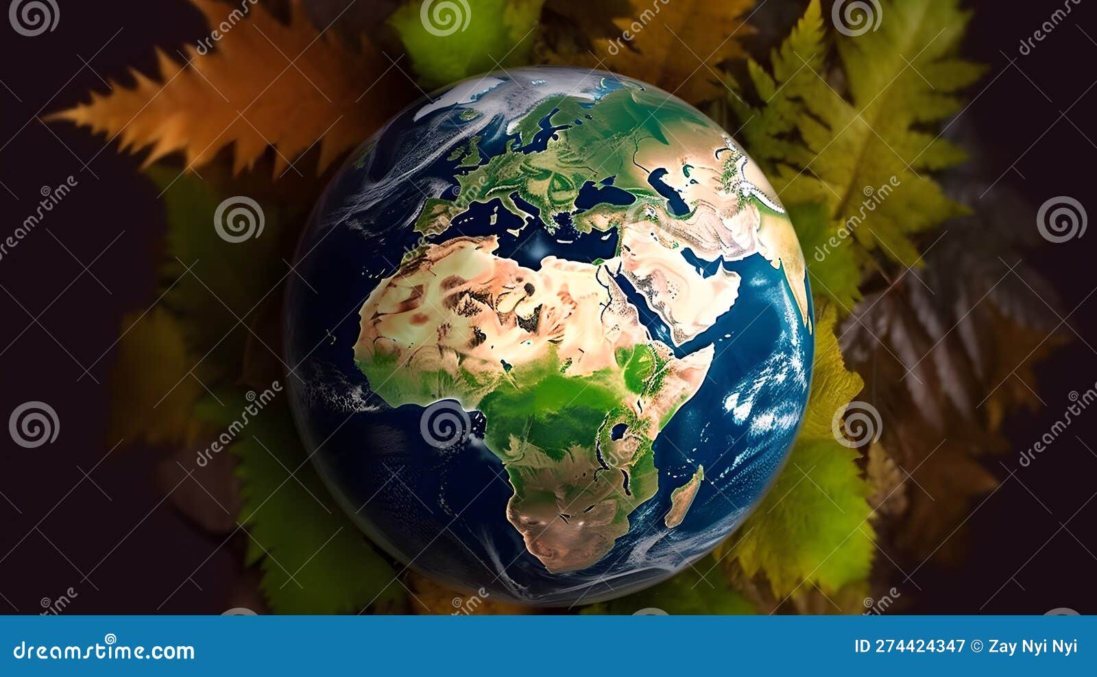 Planet Earth. Concept of Earth Day, Environmental Day or World Nature ...