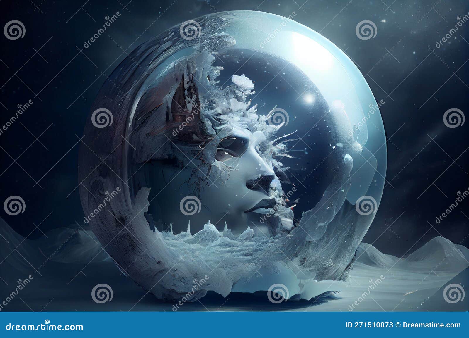 Planet Earth Covered with Ice after Armageddon. AI Generated Stock ... Planet Earth Covered with Ice after Armageddon. AI Generated Stock ...