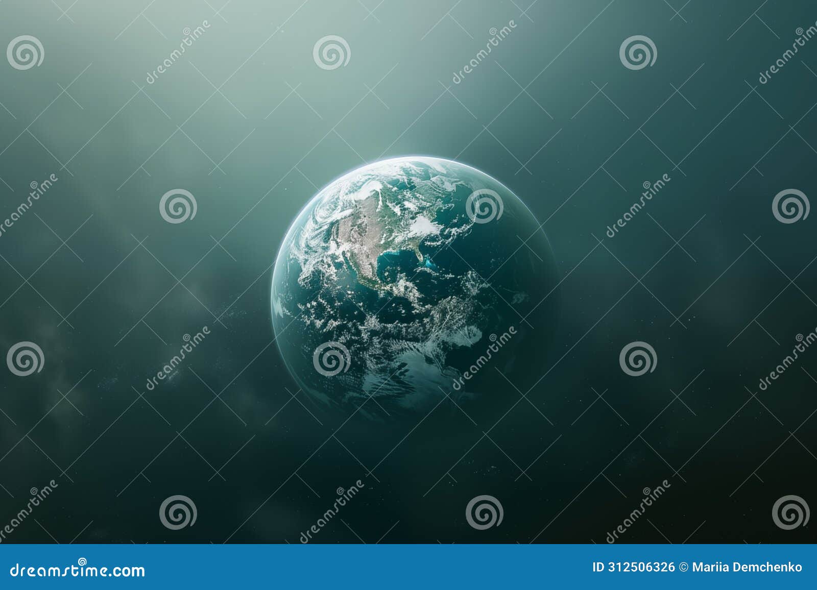 Planet Earth in Dark Space. Earth Day Wallpaper Stock Photo - Image of ...