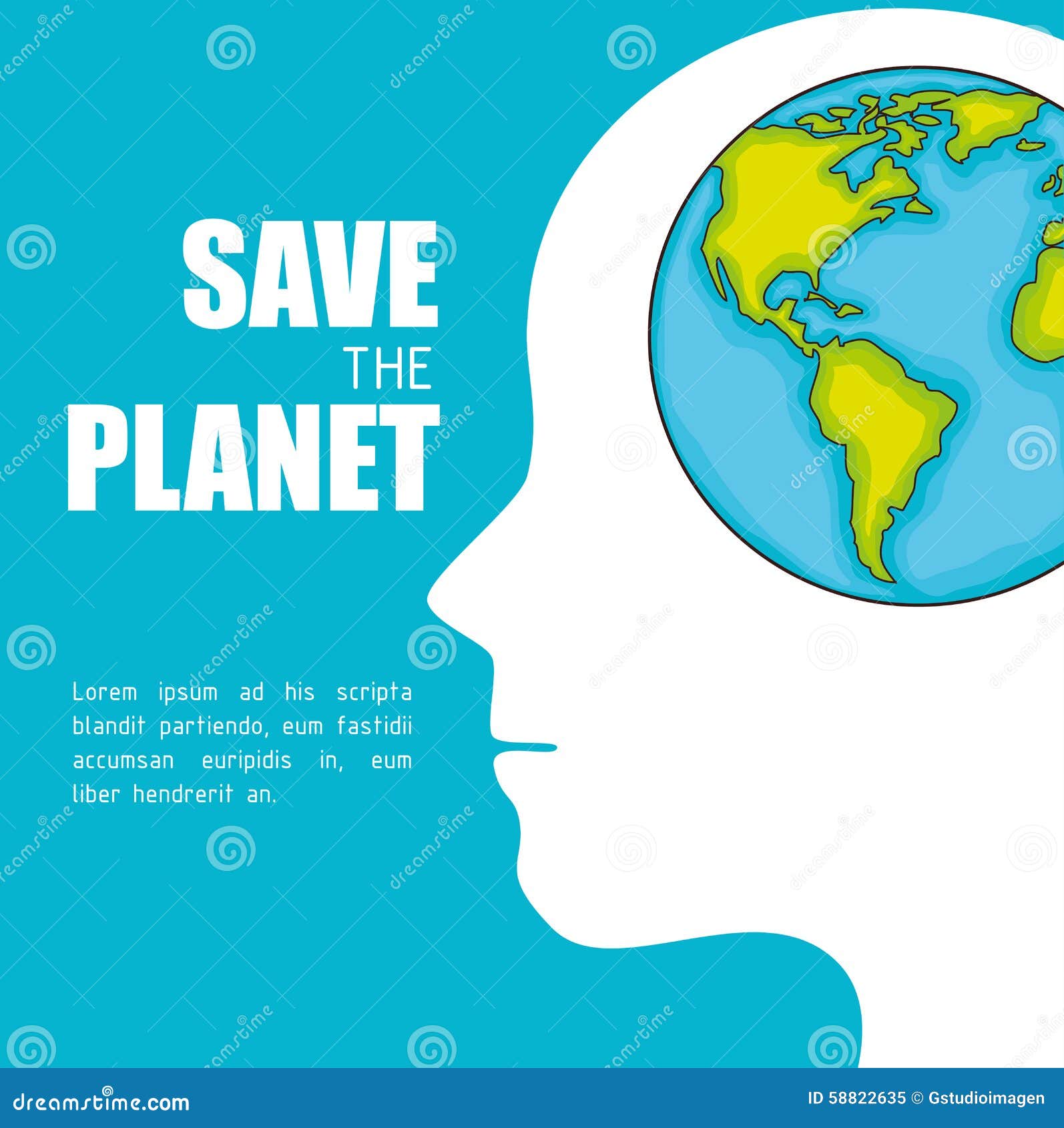 Planet earth design. stock vector. Illustration of atlas - 58822635