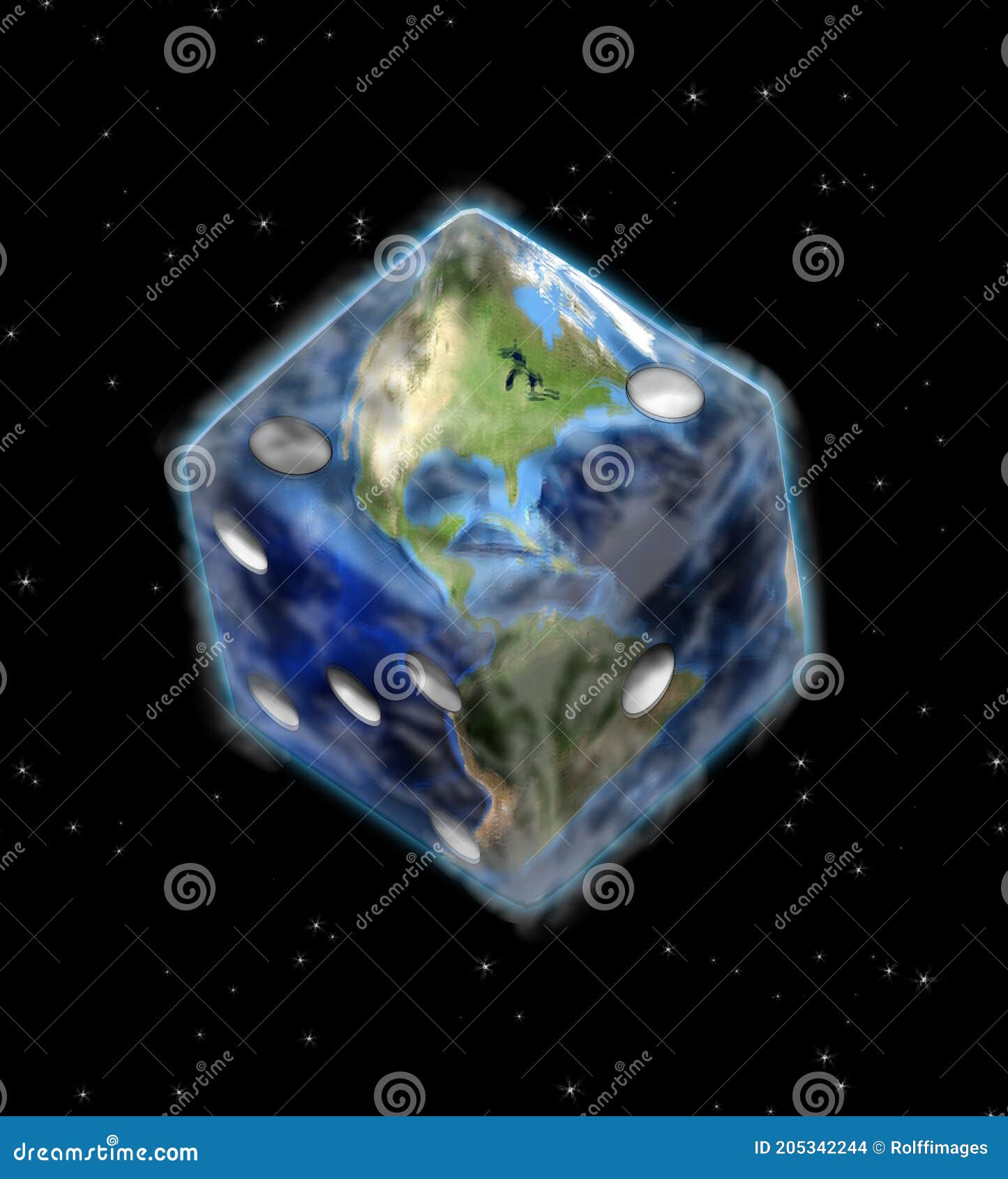 Earth Dice Royalty-Free Stock Image | CartoonDealer.com #115212856