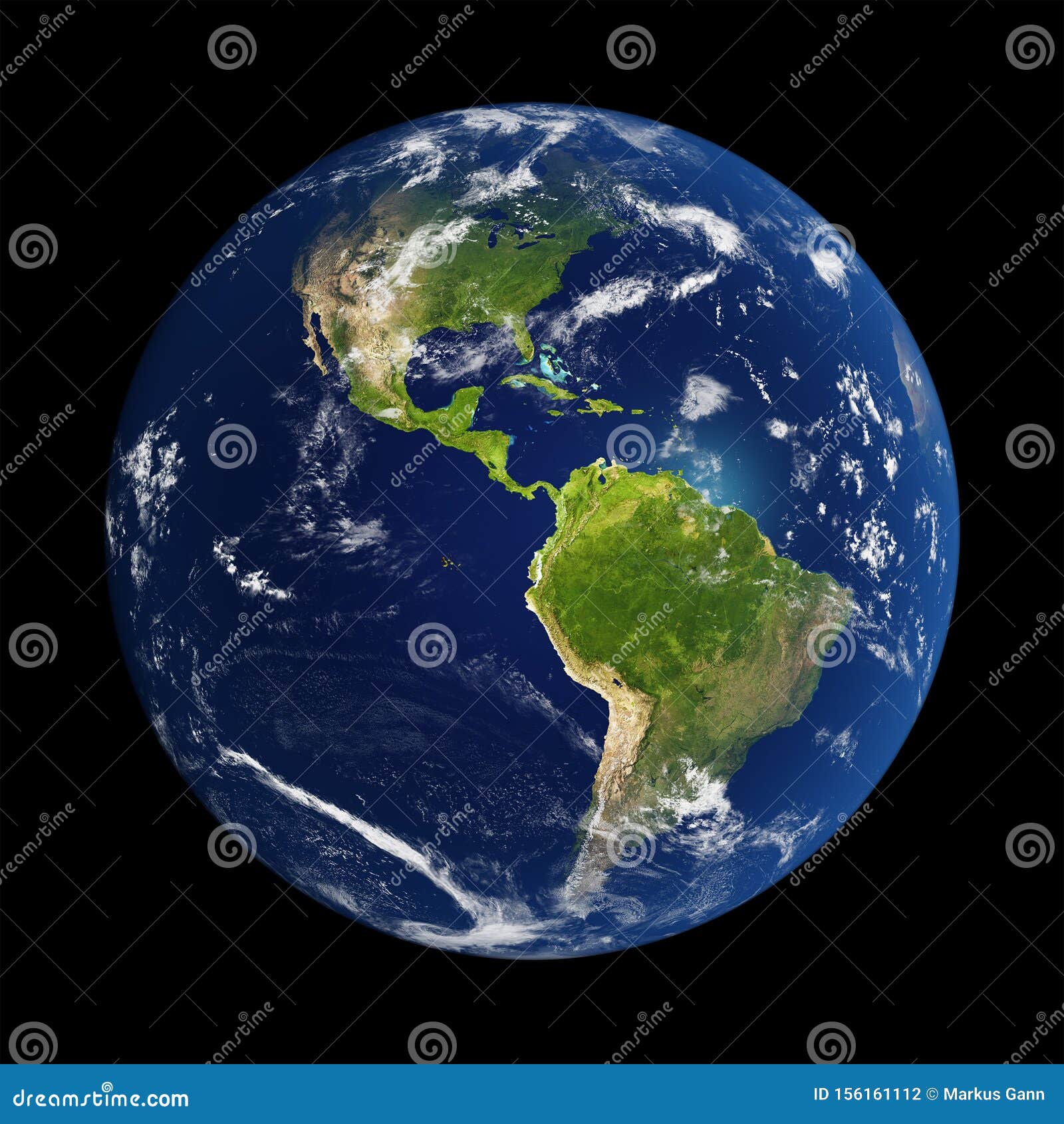 Planet Earth Done with NASA Textures Stock Illustration - Illustration ...