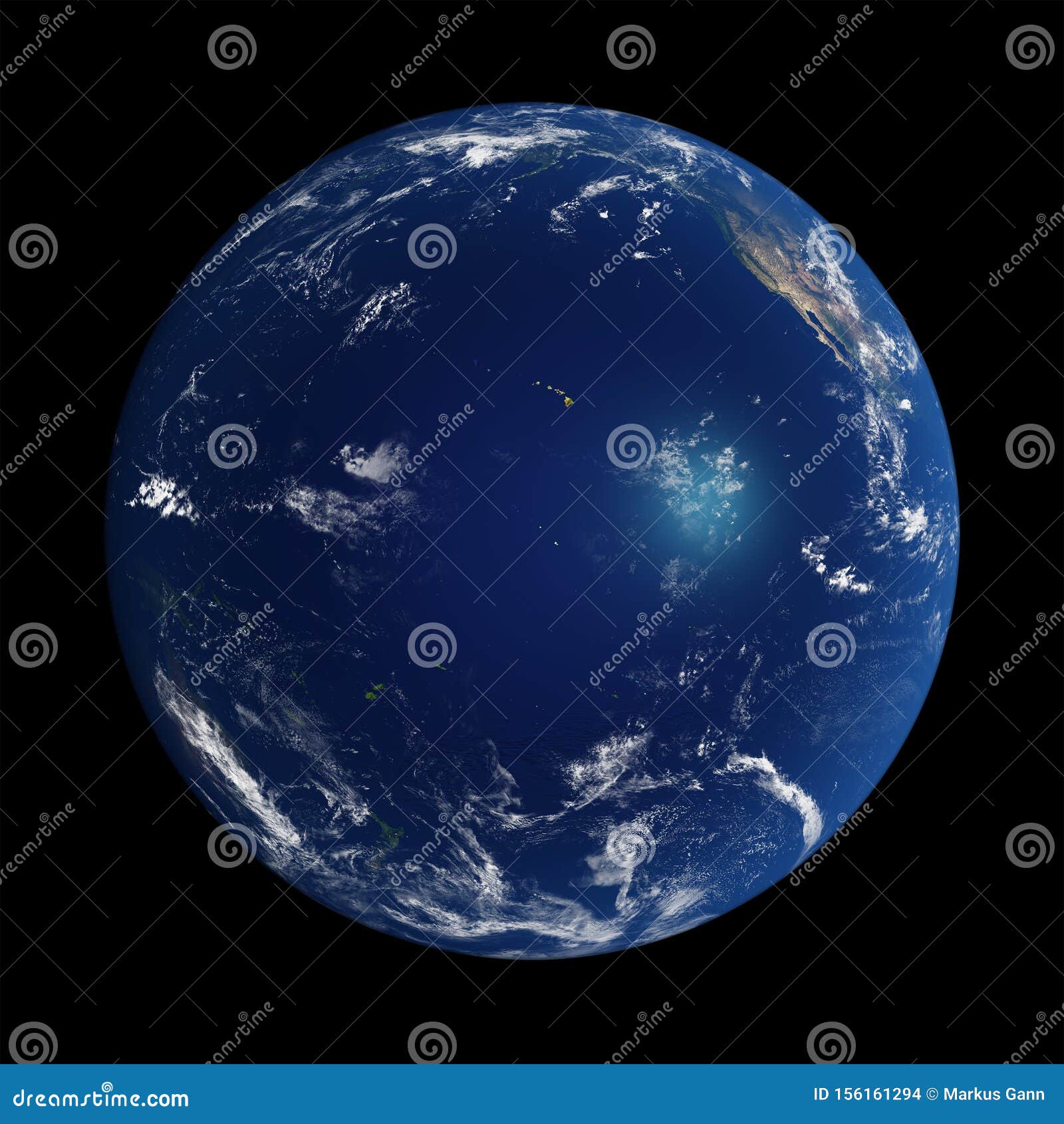 Planet Earth Done with NASA Textures Stock Illustration - Illustration ...
