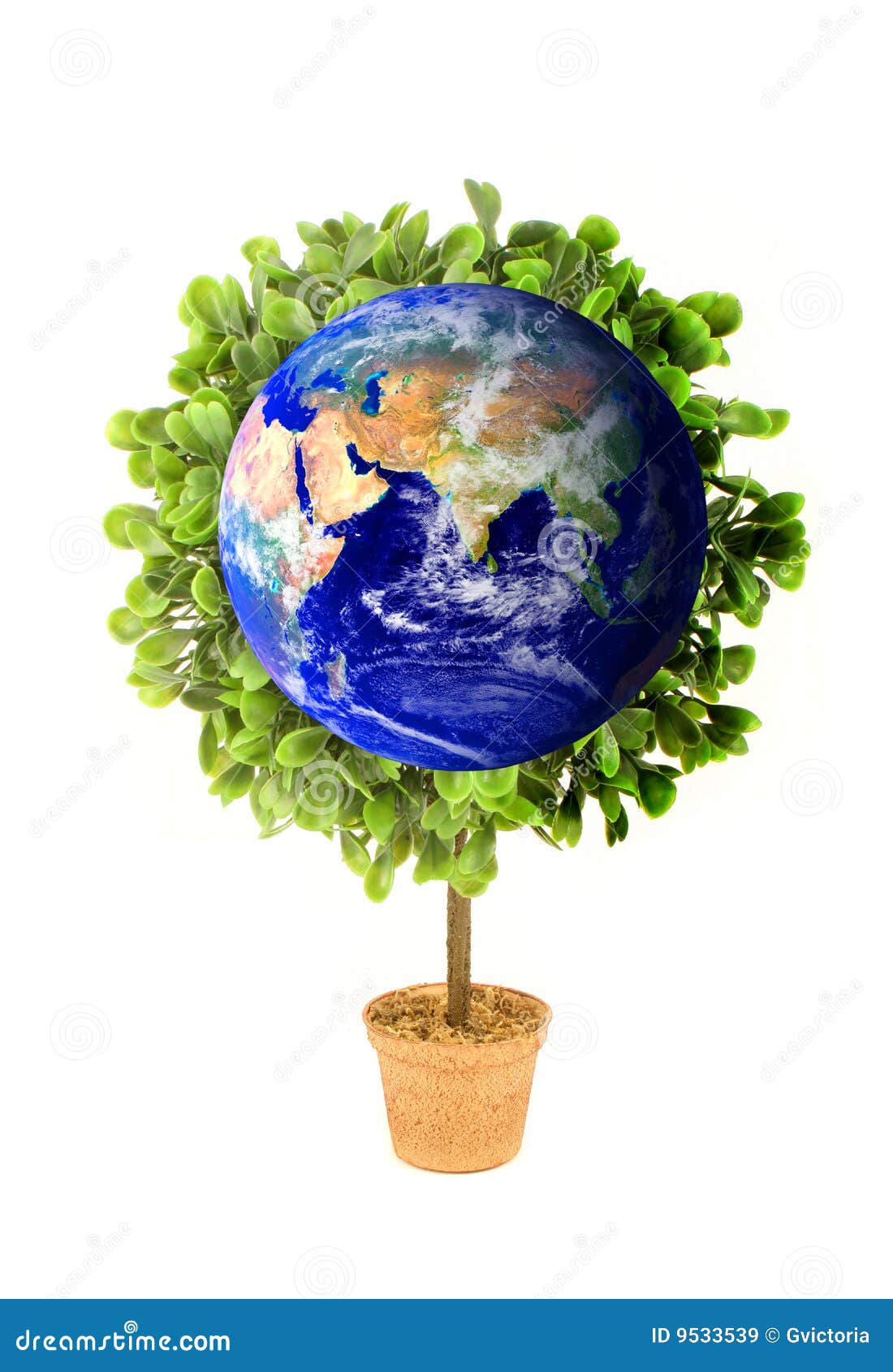 Planet Earth Eco Plant stock image. Image of concept, global - 9533539