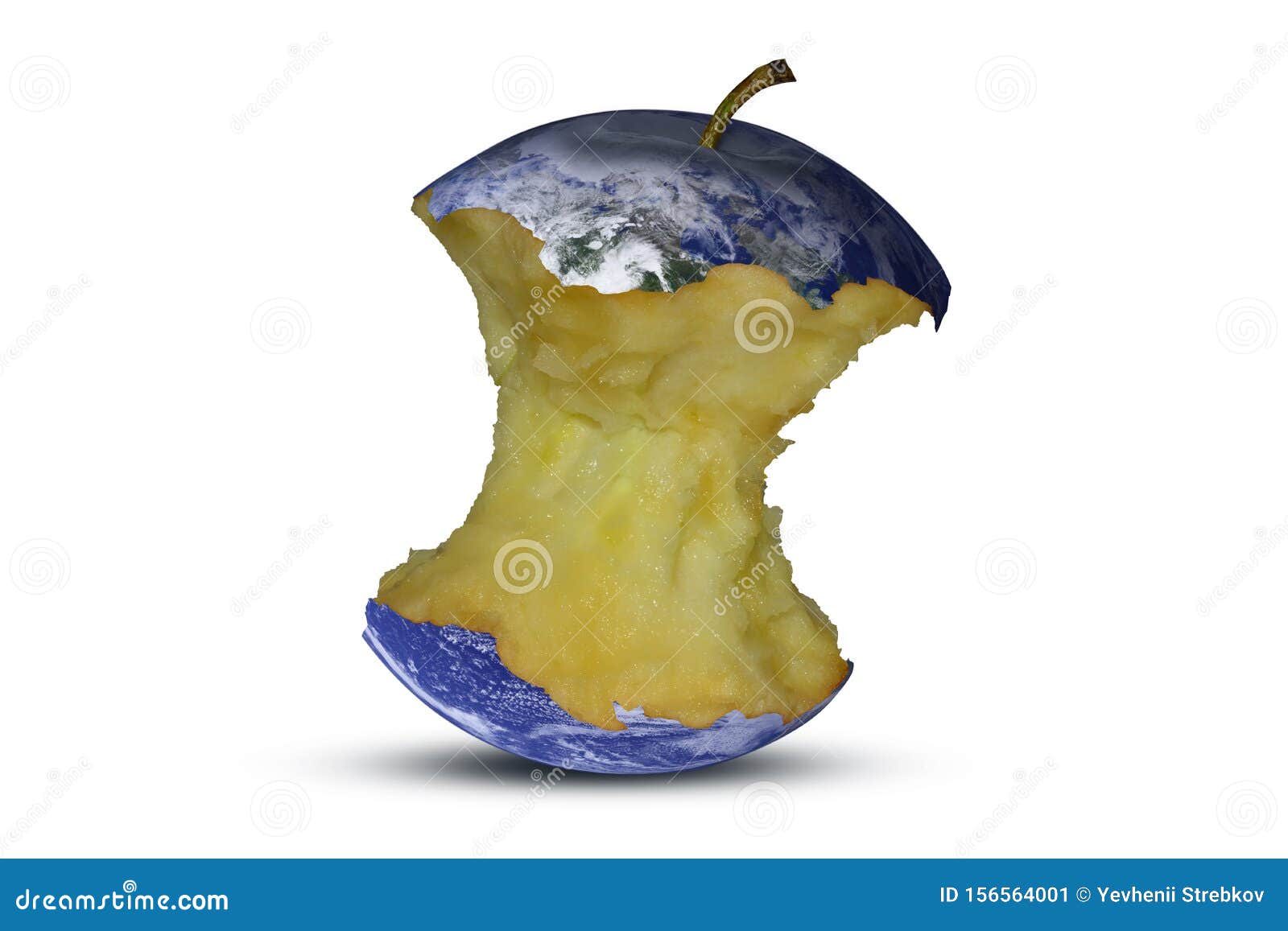 Earth Core. Inner Structure With Geological Layers. 3d Rendering Stock ...