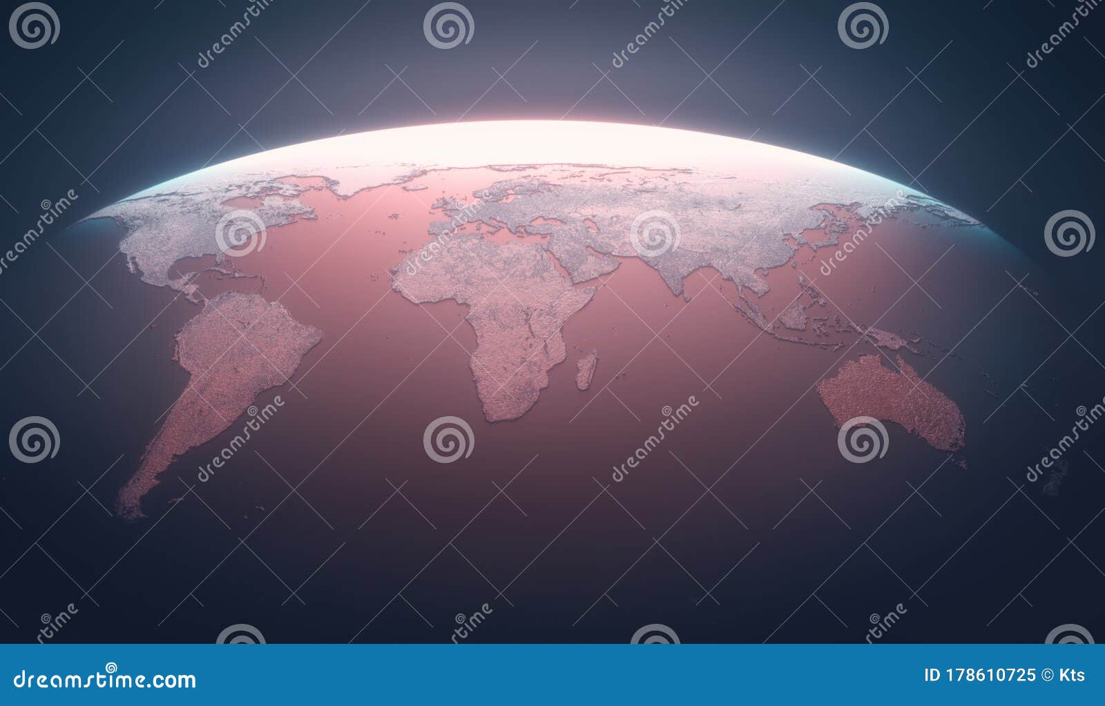 Planet Earth Globalization stock illustration. Illustration of concept ...