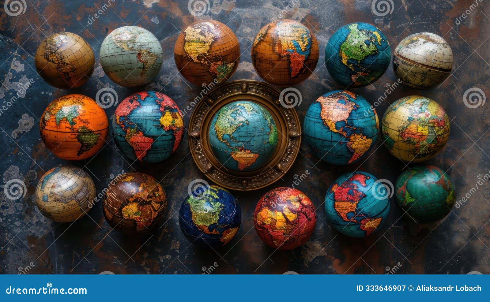 Planet Earth. the Globe is on the Table Stock Image - Image of ...