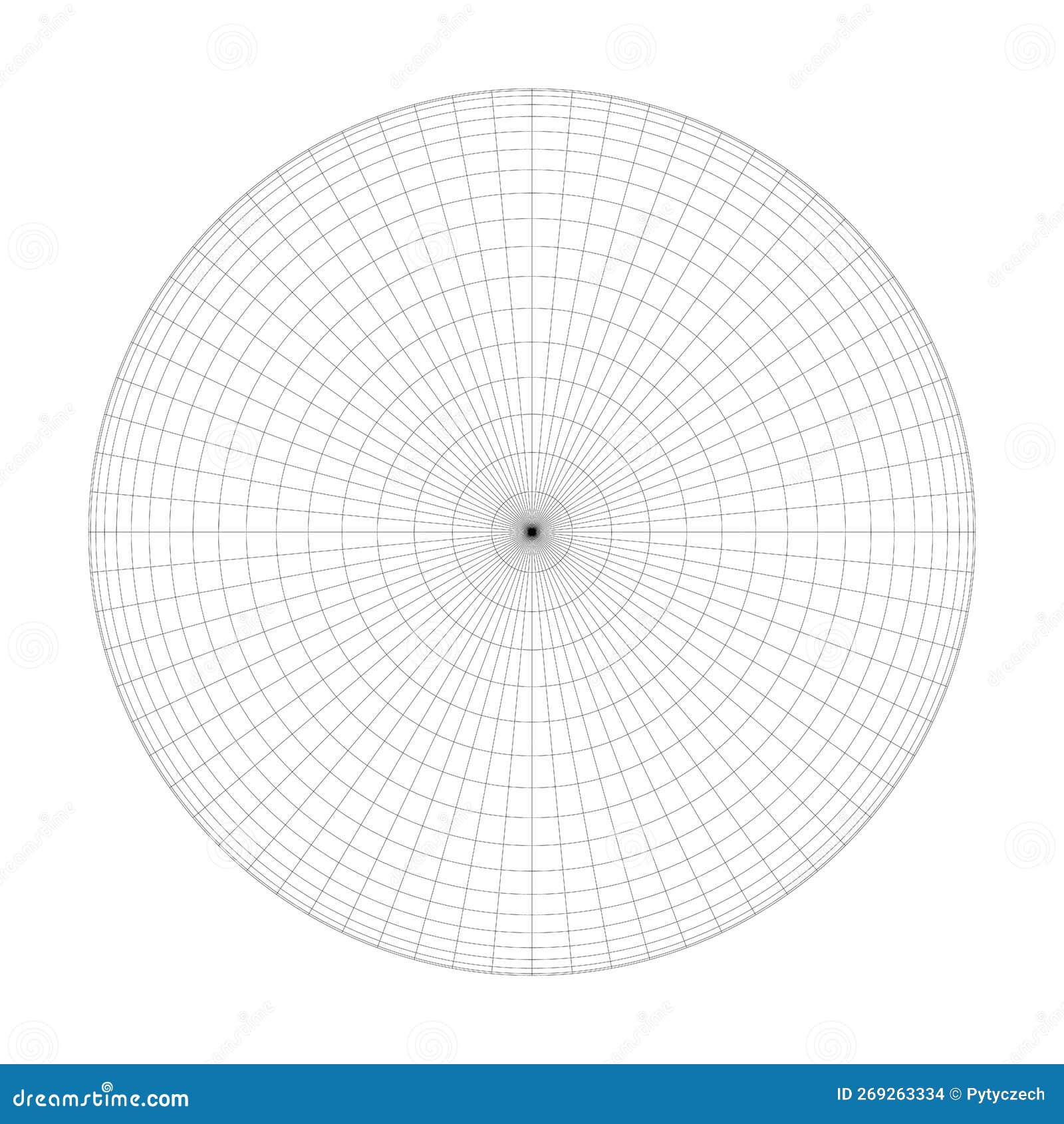 Planet Earth Globe Thin Line Grid Stock Illustration - Illustration of ...