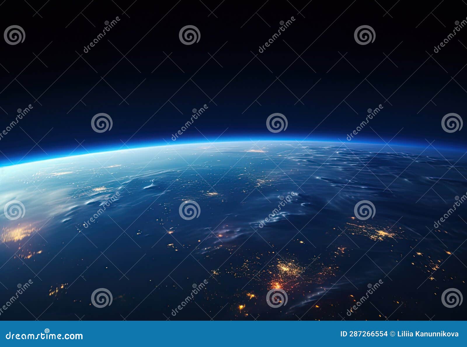 Planet Earth Globe View from Space Showing Realistic Earth Surface and ...