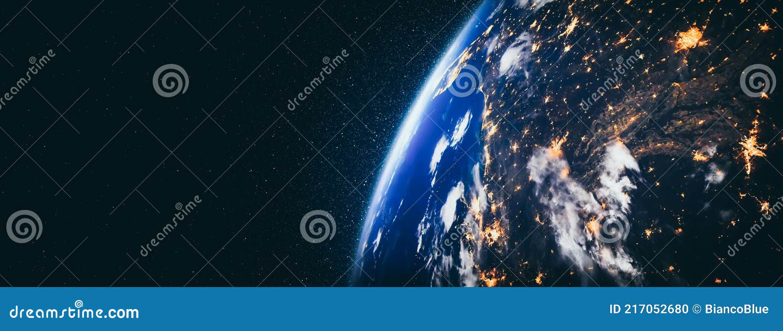 Planet Earth Globe View from Space Showing Realistic Earth Surface and ...