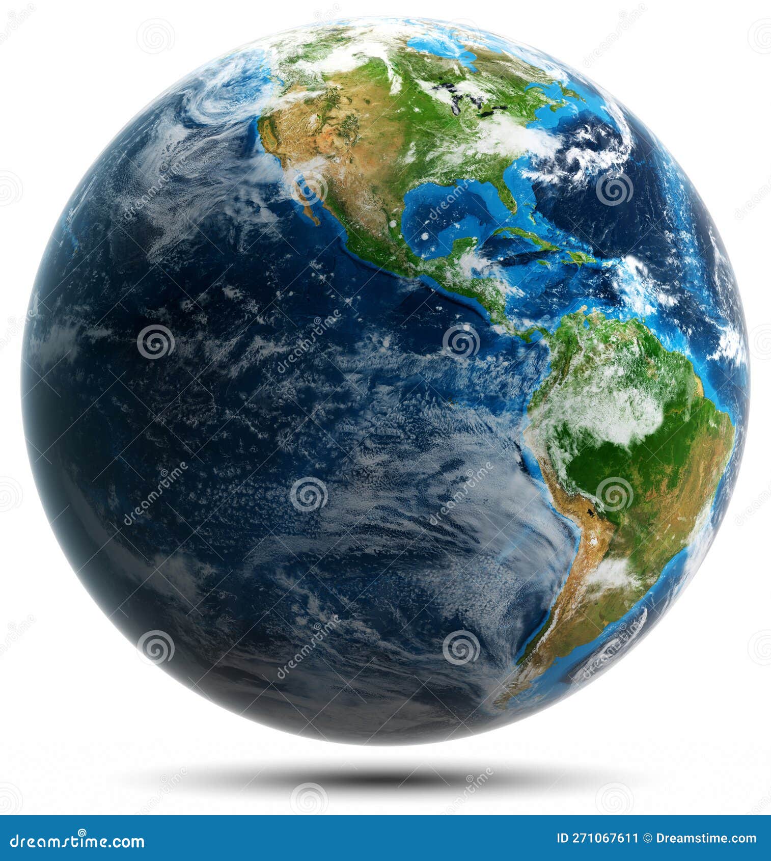 Planet Earth Globe World Map Isolated Stock Illustration - Illustration ...