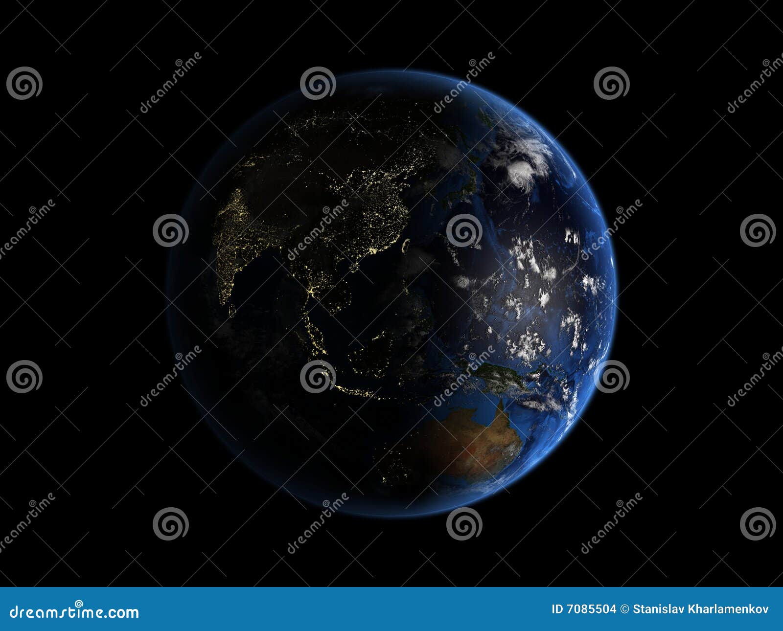 Planet Earth Hi-Res stock illustration. Illustration of blue - 7085504