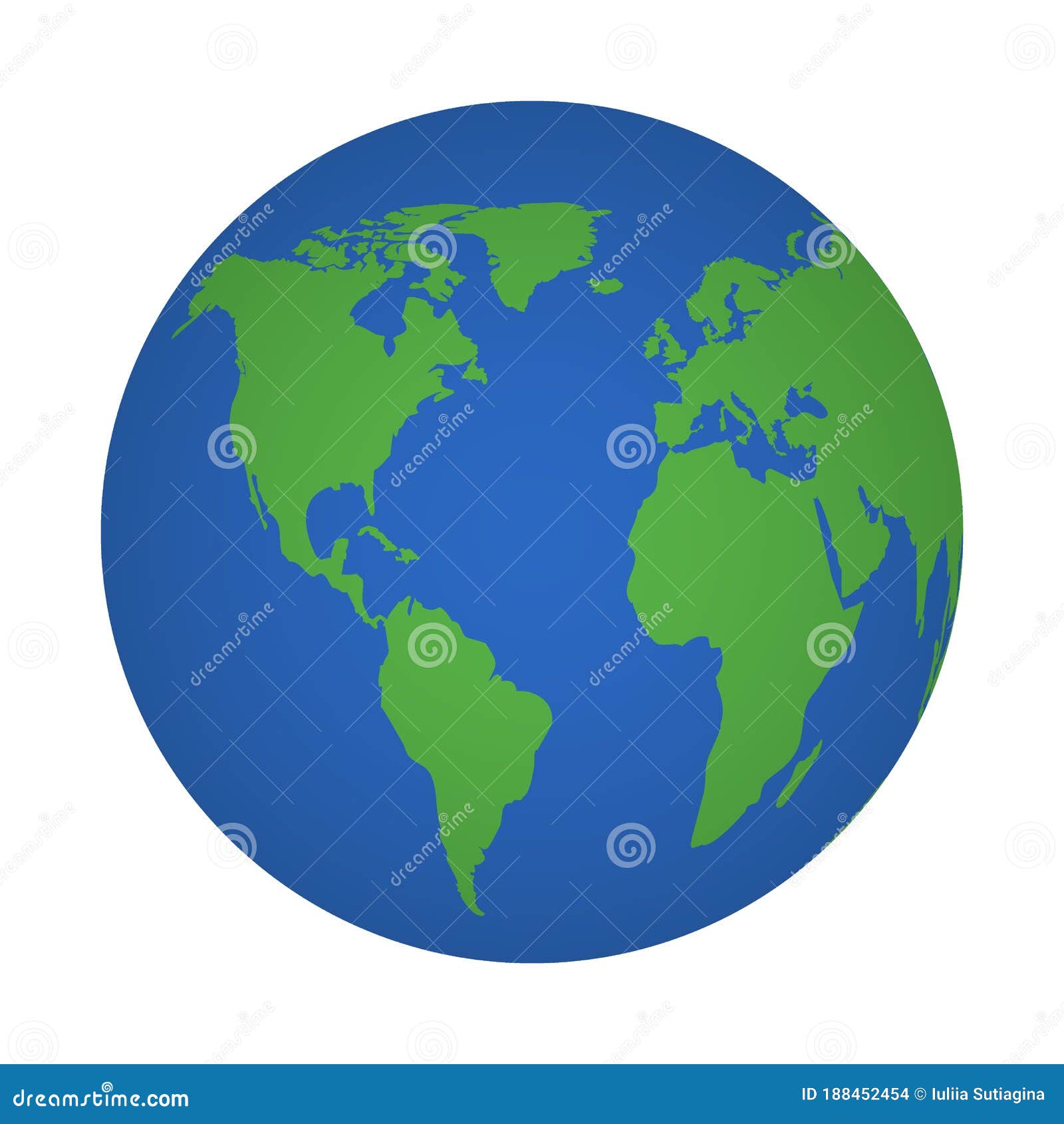 Planet Earth Icon. Environment Planet, Map World. Circle Globe, World ...