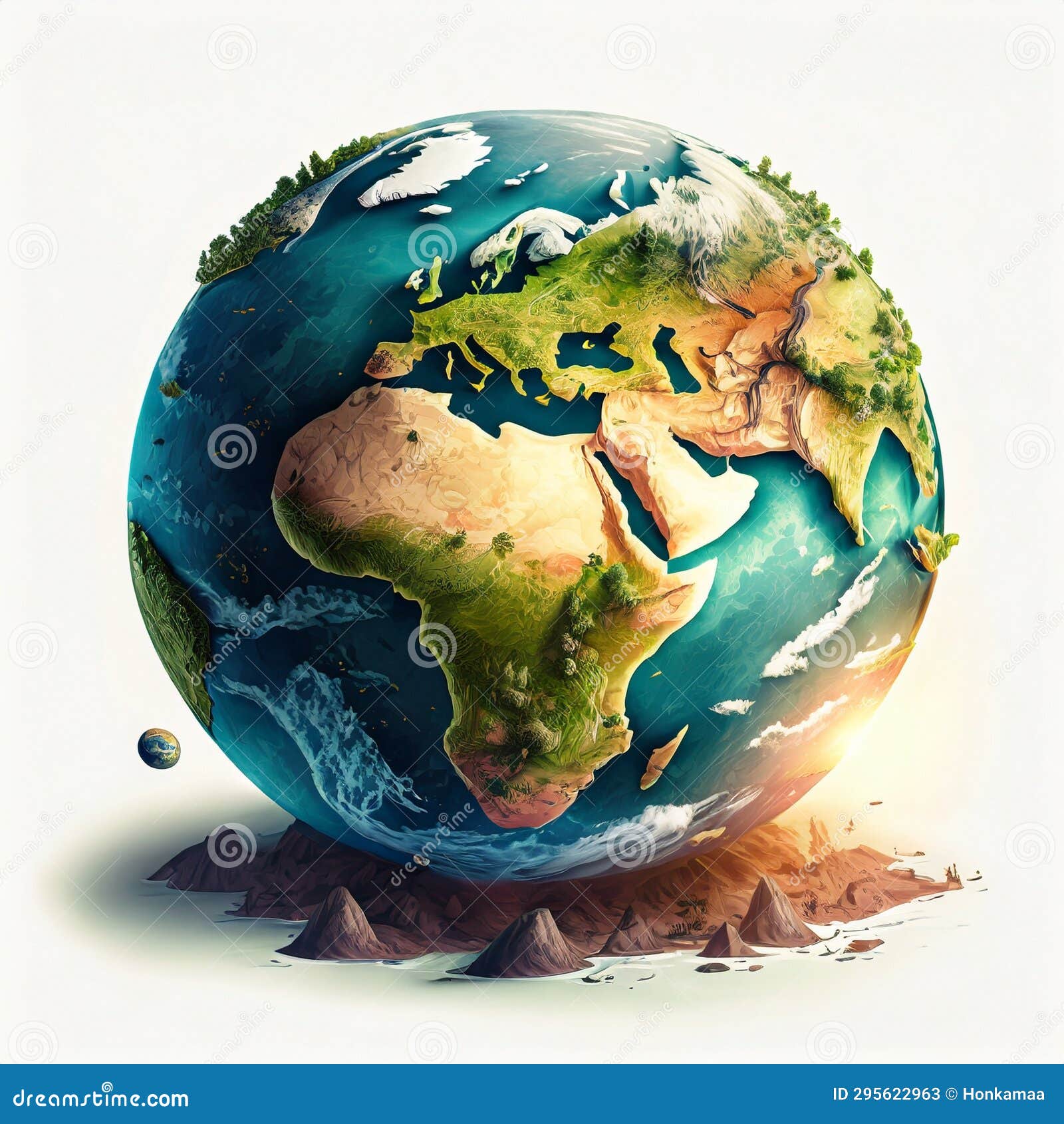 Planet earth illustration stock illustration. Illustration of astronomy ...