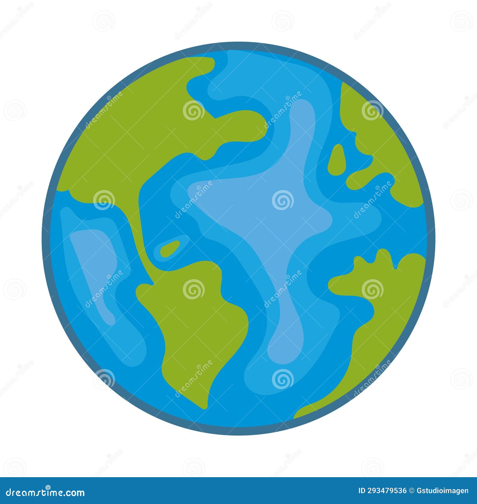 Planet earth illustration stock vector. Illustration of environment ...