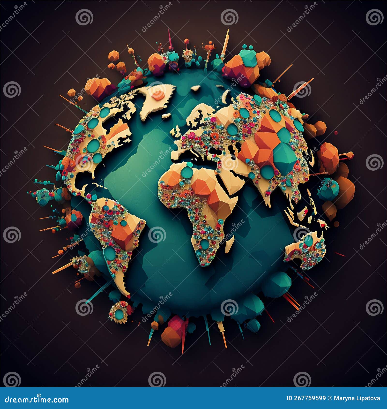 Planet Earth is Infected with the Coronavirus Virus. Coronavirus Zero ...