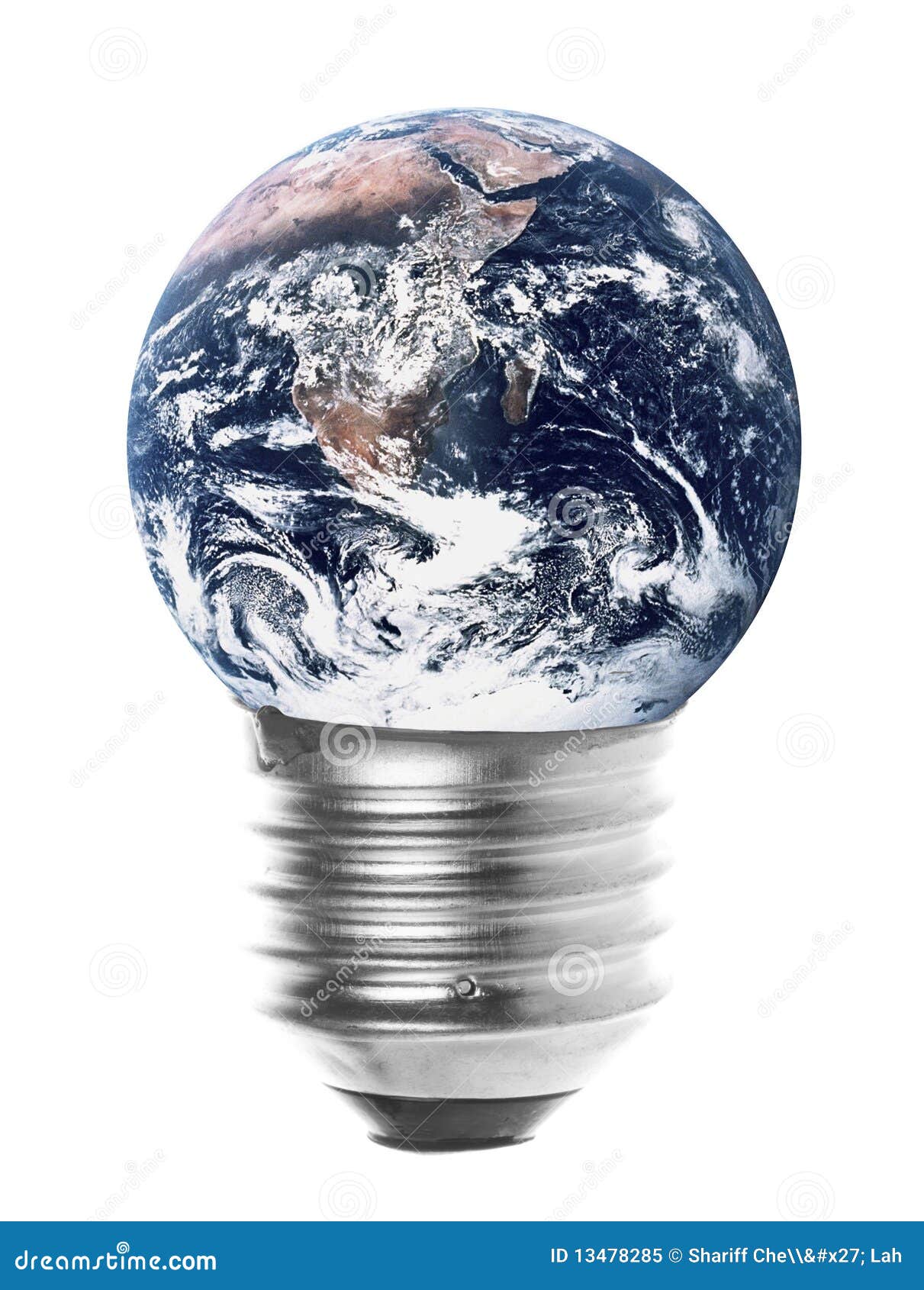 Planet Earth Light Bulb Isolated Stock Image - Image of bulbs ...