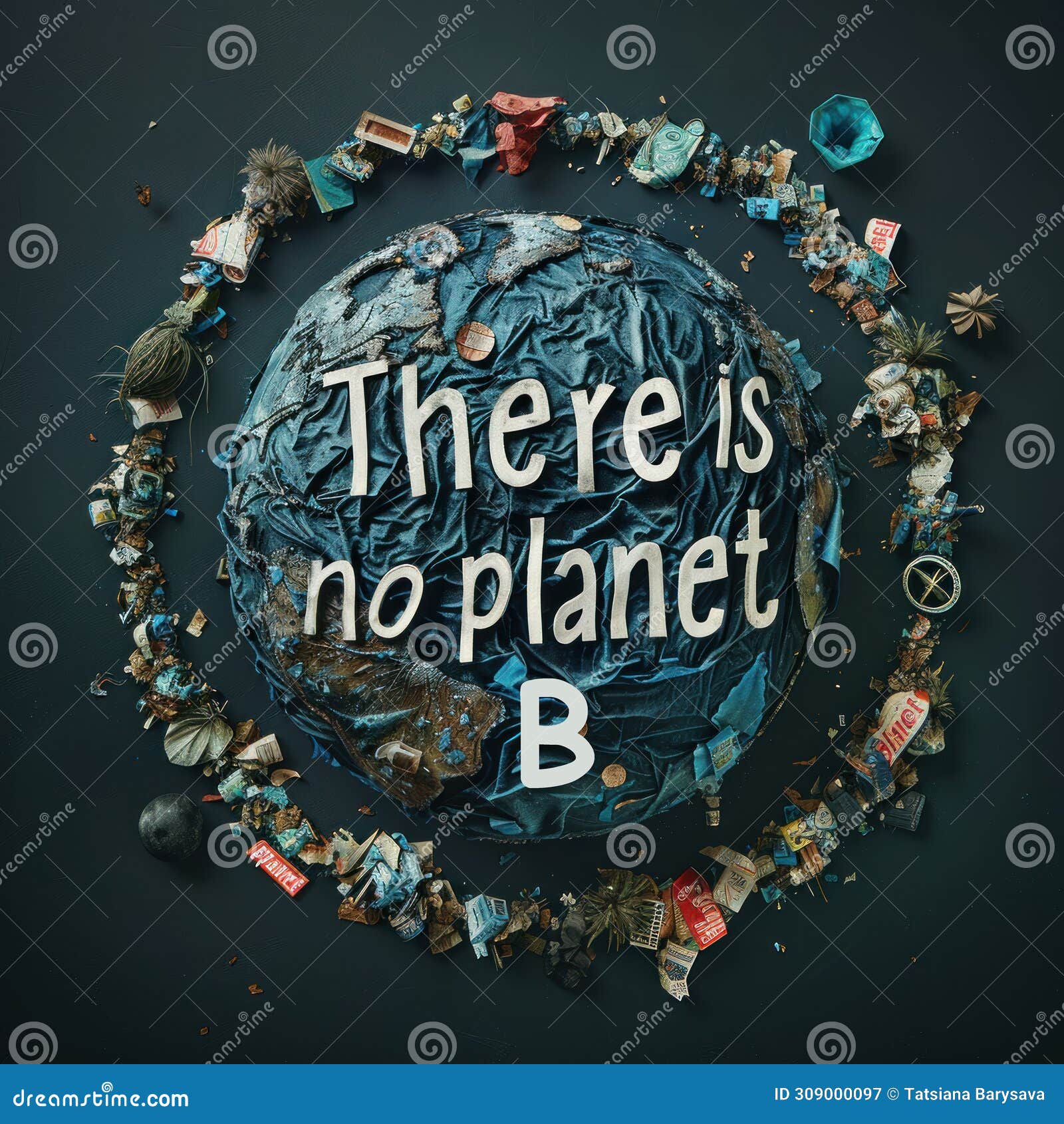 Planet Earth Made with Plastics, Garbage and Used Trash. Problems of ...