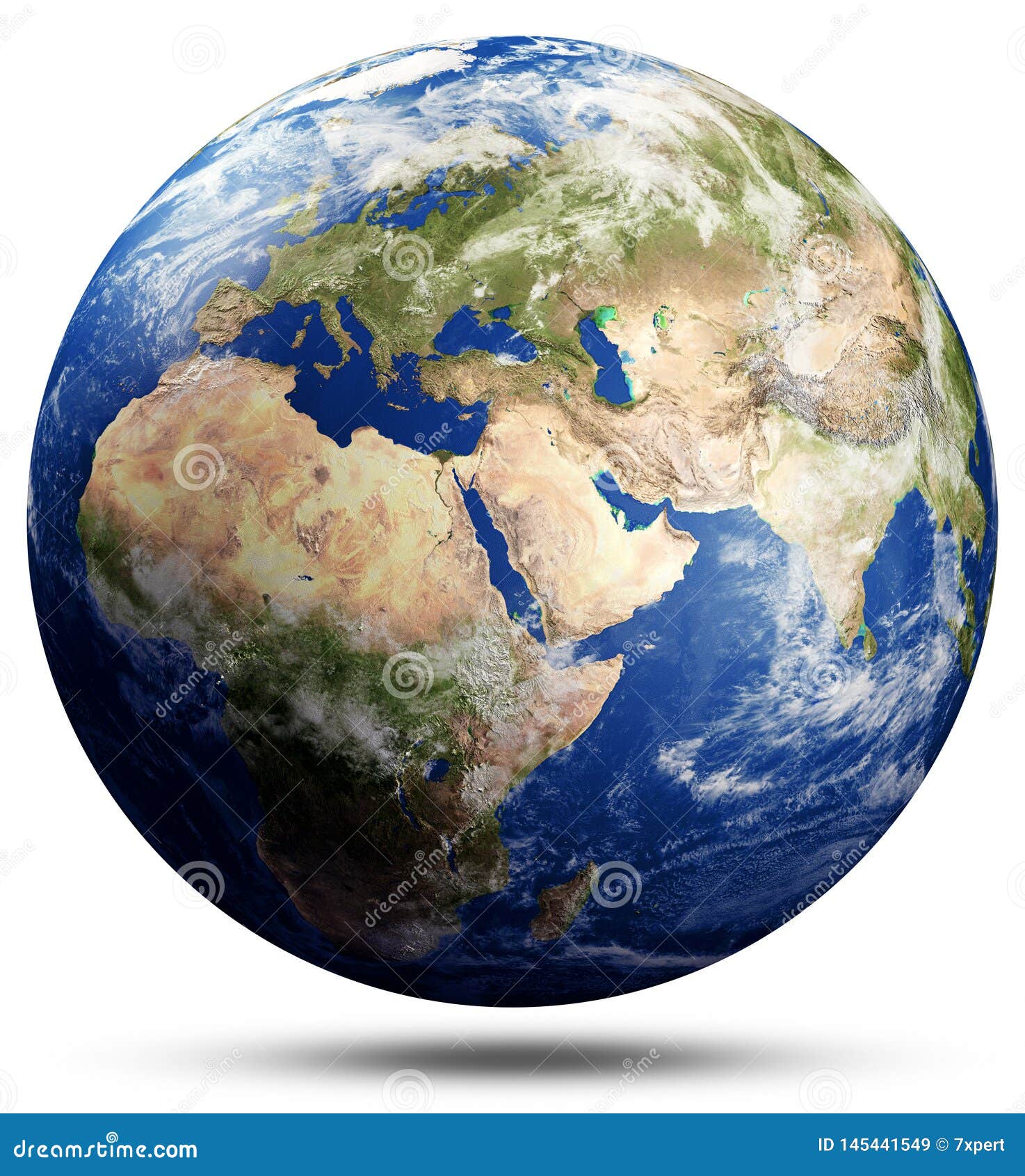 Planet Earth Map Globe Stock Image | CartoonDealer.com #145441549