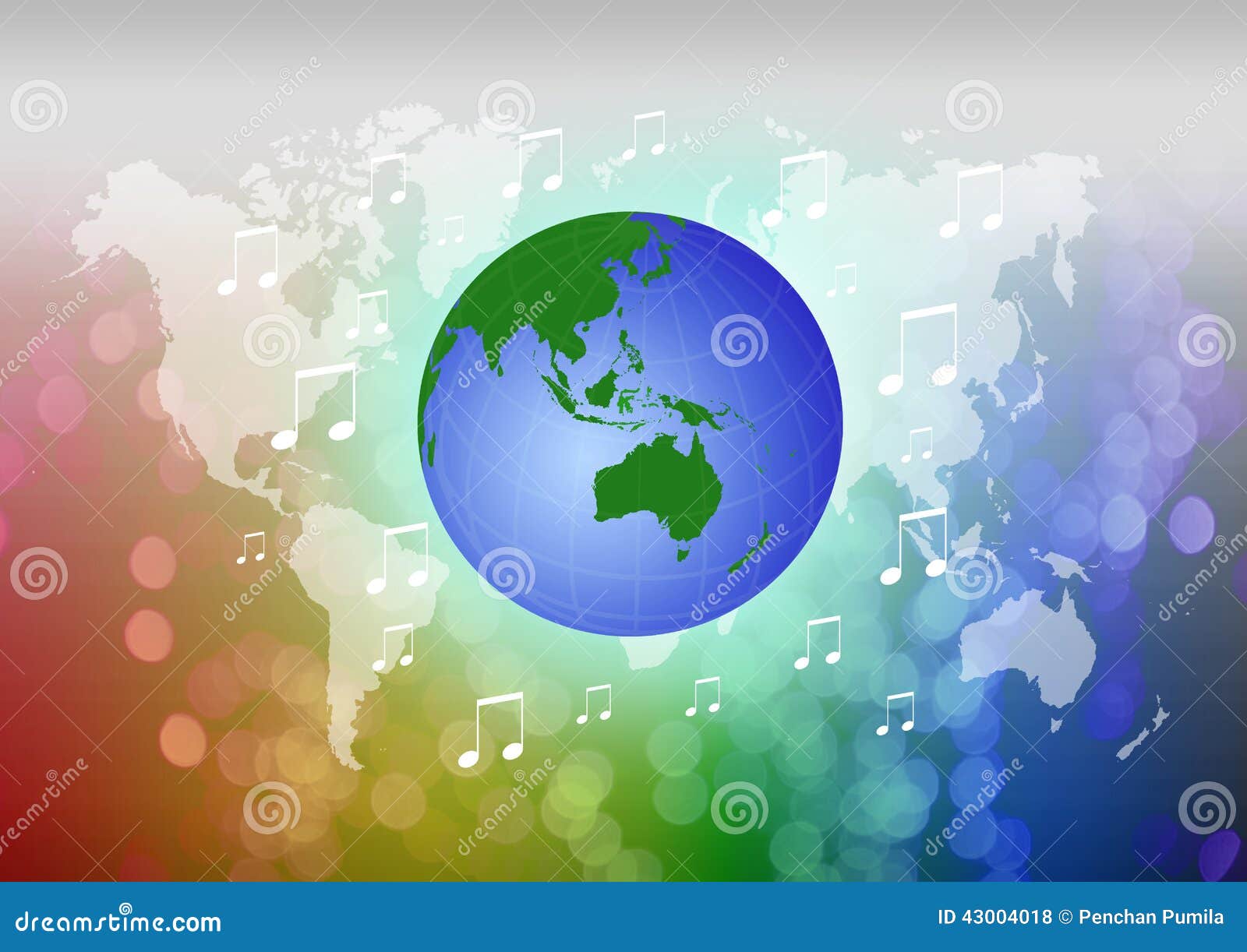 Music Note Earth Stock Illustrations – 603 Music Note Earth Stock ...