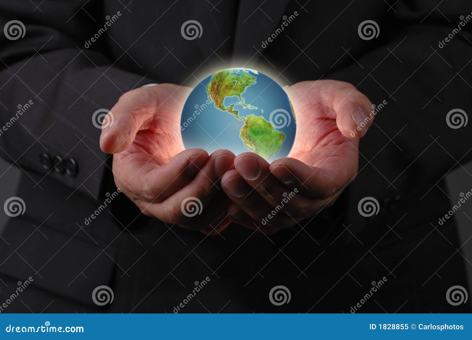 The Planet Earth is in Our Hands Stock Image - Image of earth, fingers ...
