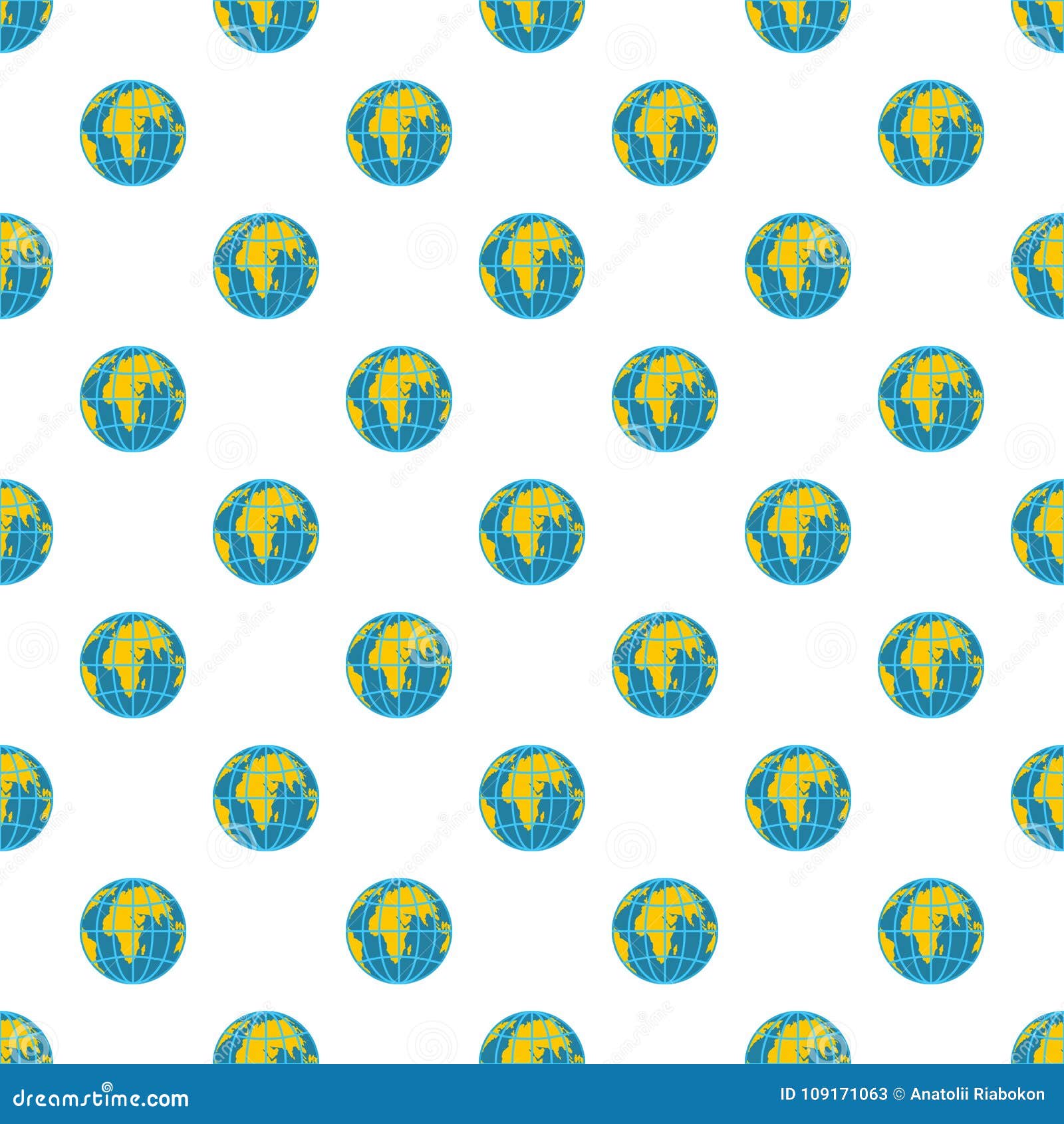 Planet Earth Pattern Seamless Stock Vector - Illustration of europe ...