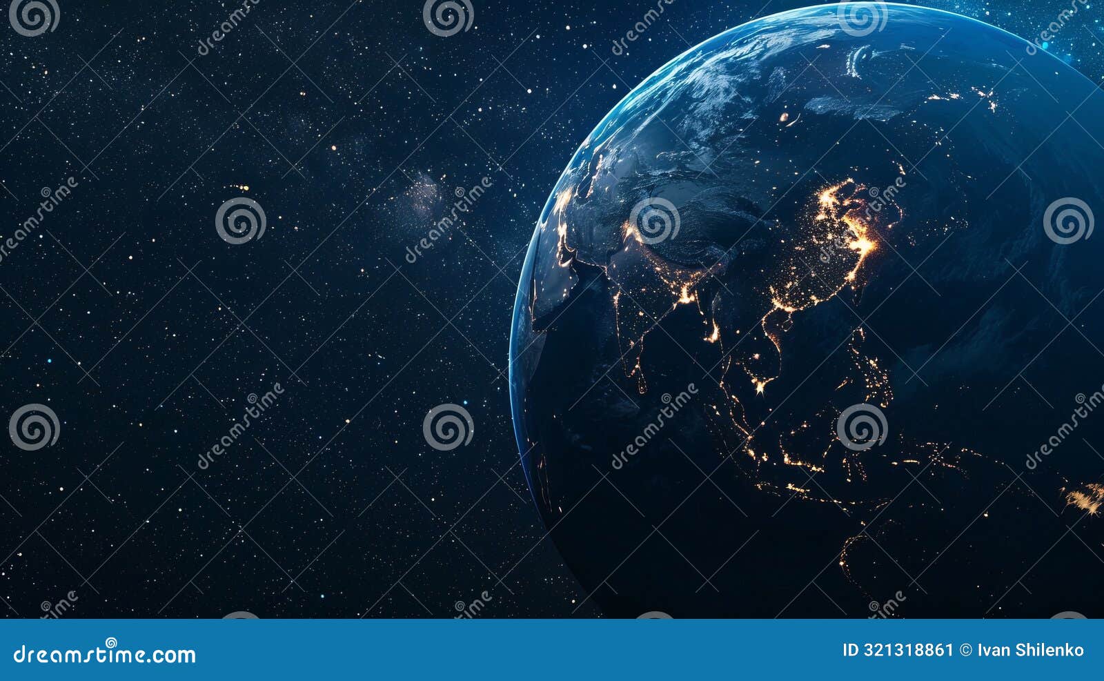 Planet Earth with Realistic Geography Surface and Orbital 3D Cloud ...