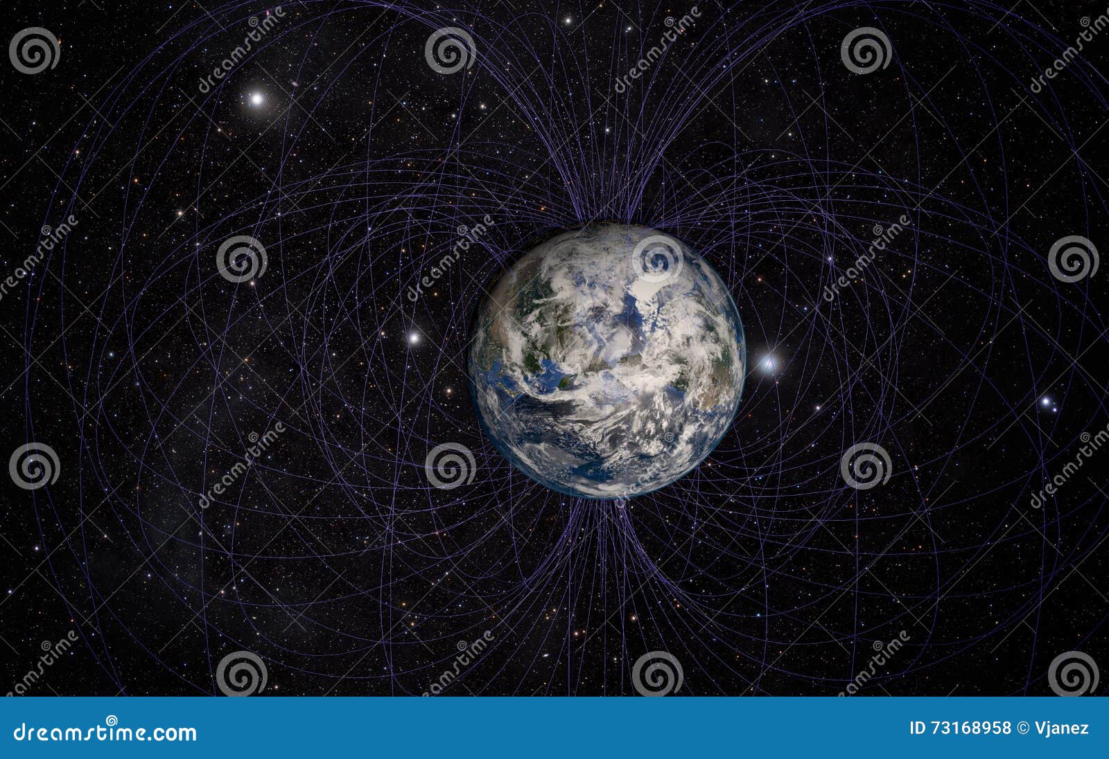 Earths Magnetic Field Cartoon Vector | CartoonDealer.com #52524193 Earths Magnetic Field Cartoon Vector | CartoonDealer.com #52524193