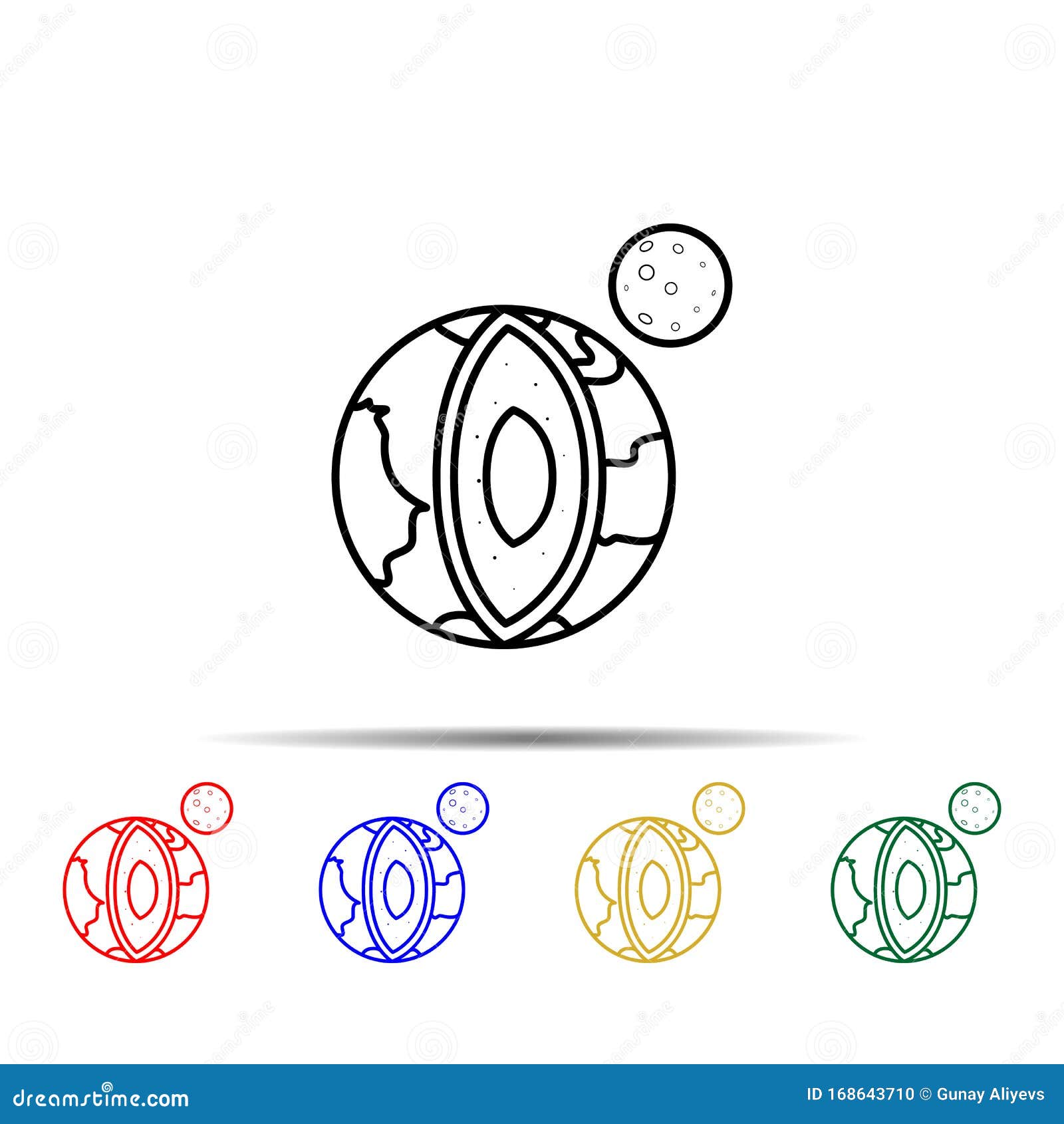 Planet Earth Section Line Art Stock Illustrations – 57 Planet Earth ...