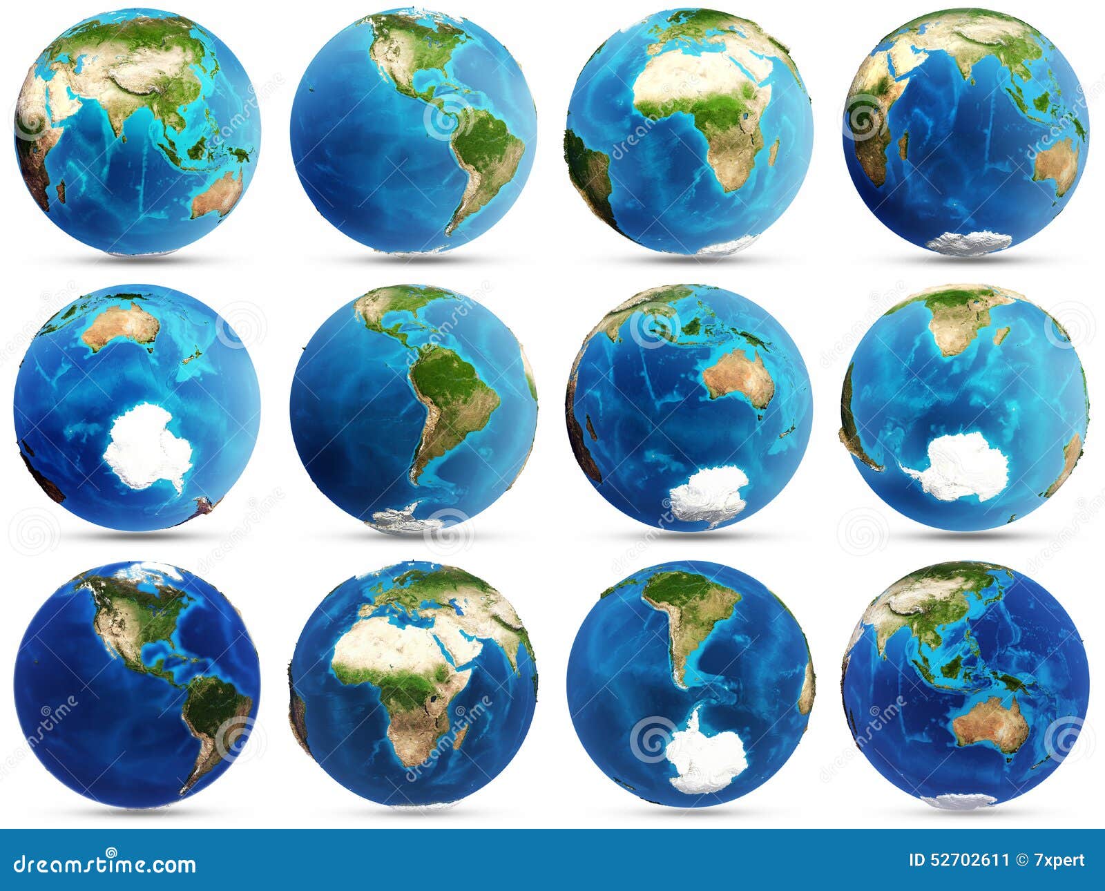 Planet Earth set stock illustration. Illustration of europe - 52702611 Planet Earth set stock illustration. Illustration of europe - 52702611