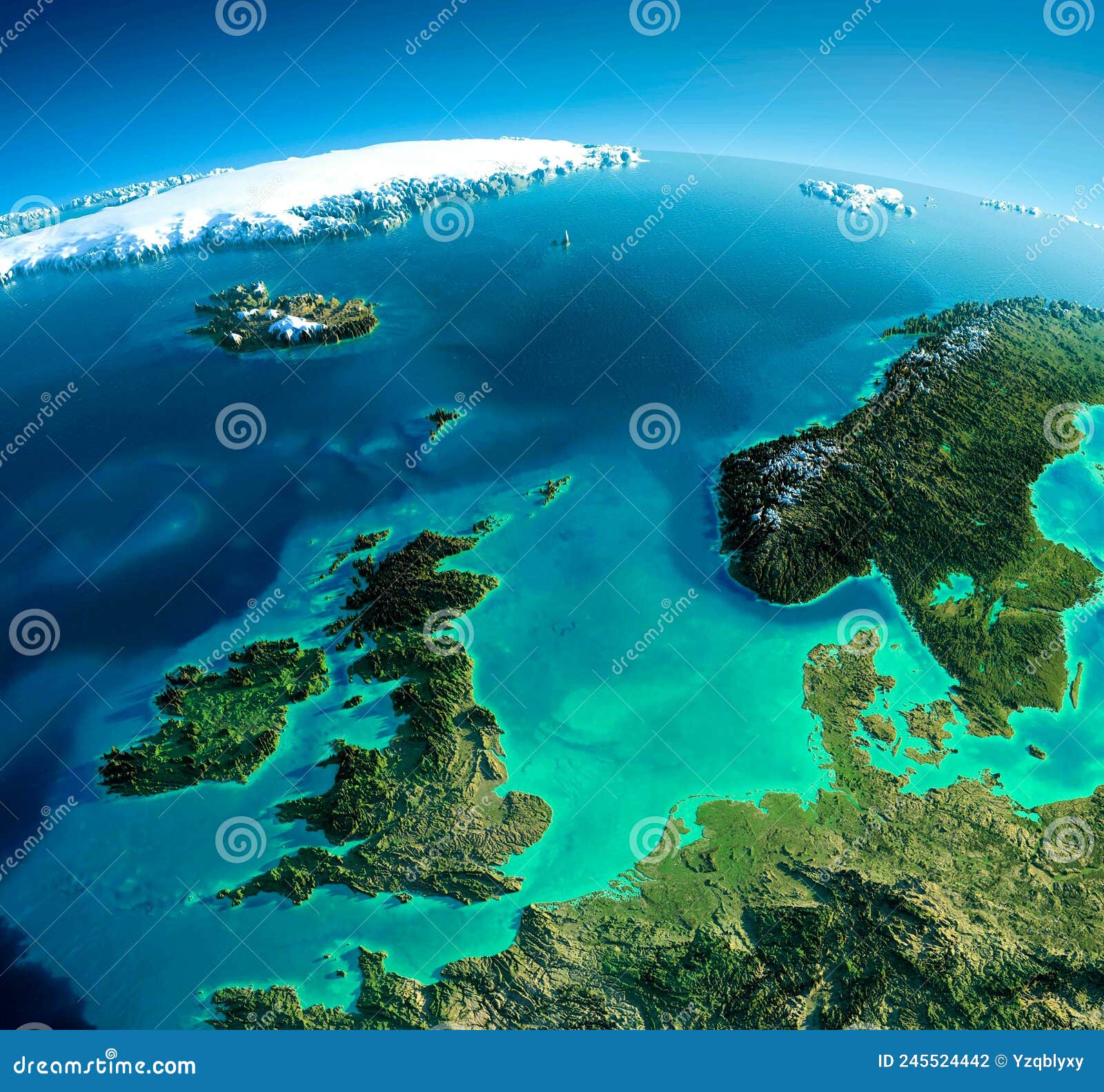 Planet Earth with sky stock photo. Image of water, space - 245524442
