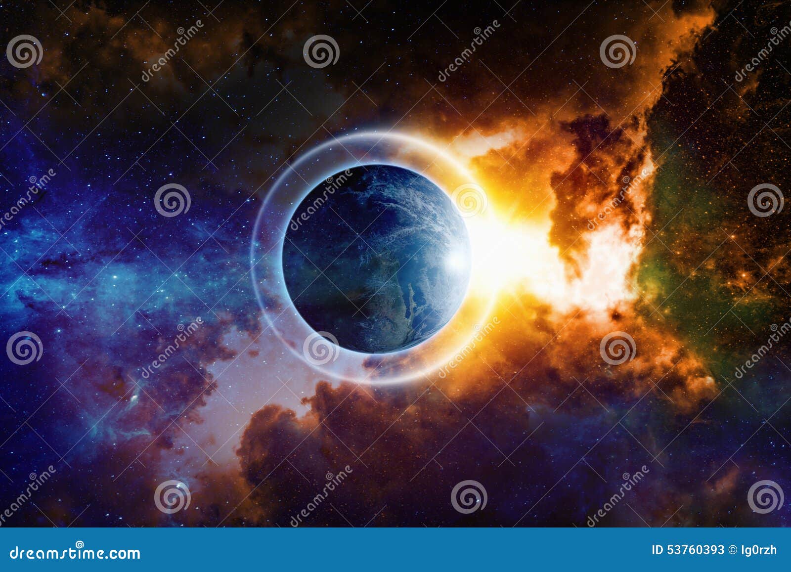 Planet Earth in space stock image. Image of planet, eternity - 53760393