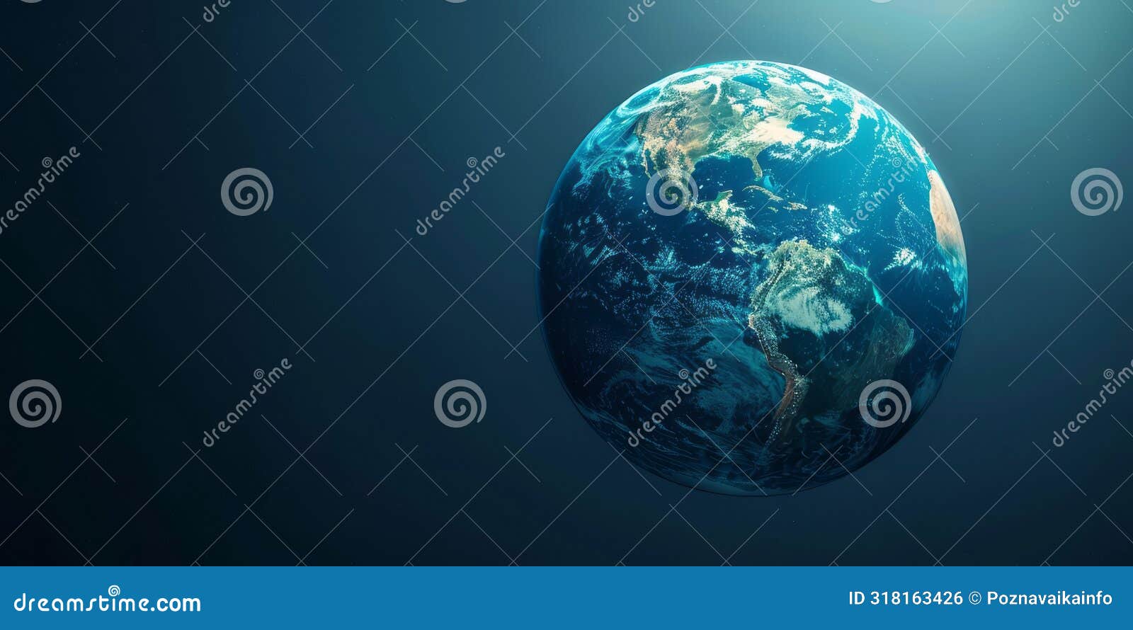 Planet Earth from Space Showing Realistic Earth Surface. Stock Photo ...