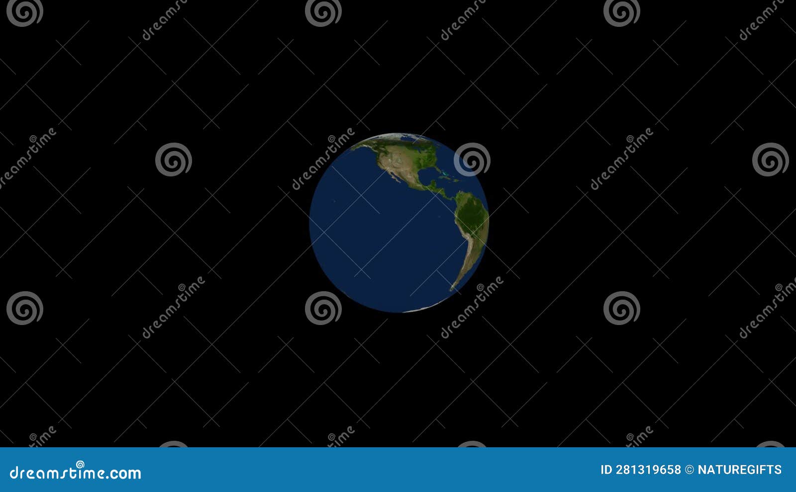Planet Earth Spinning 3D Rendering with Transparent Stock Footage ...