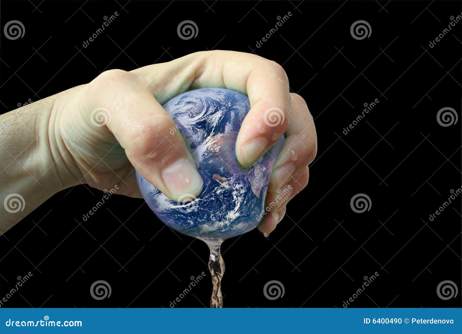 Earth Squeezed In Vice Stock Photography | CartoonDealer.com #6884294
