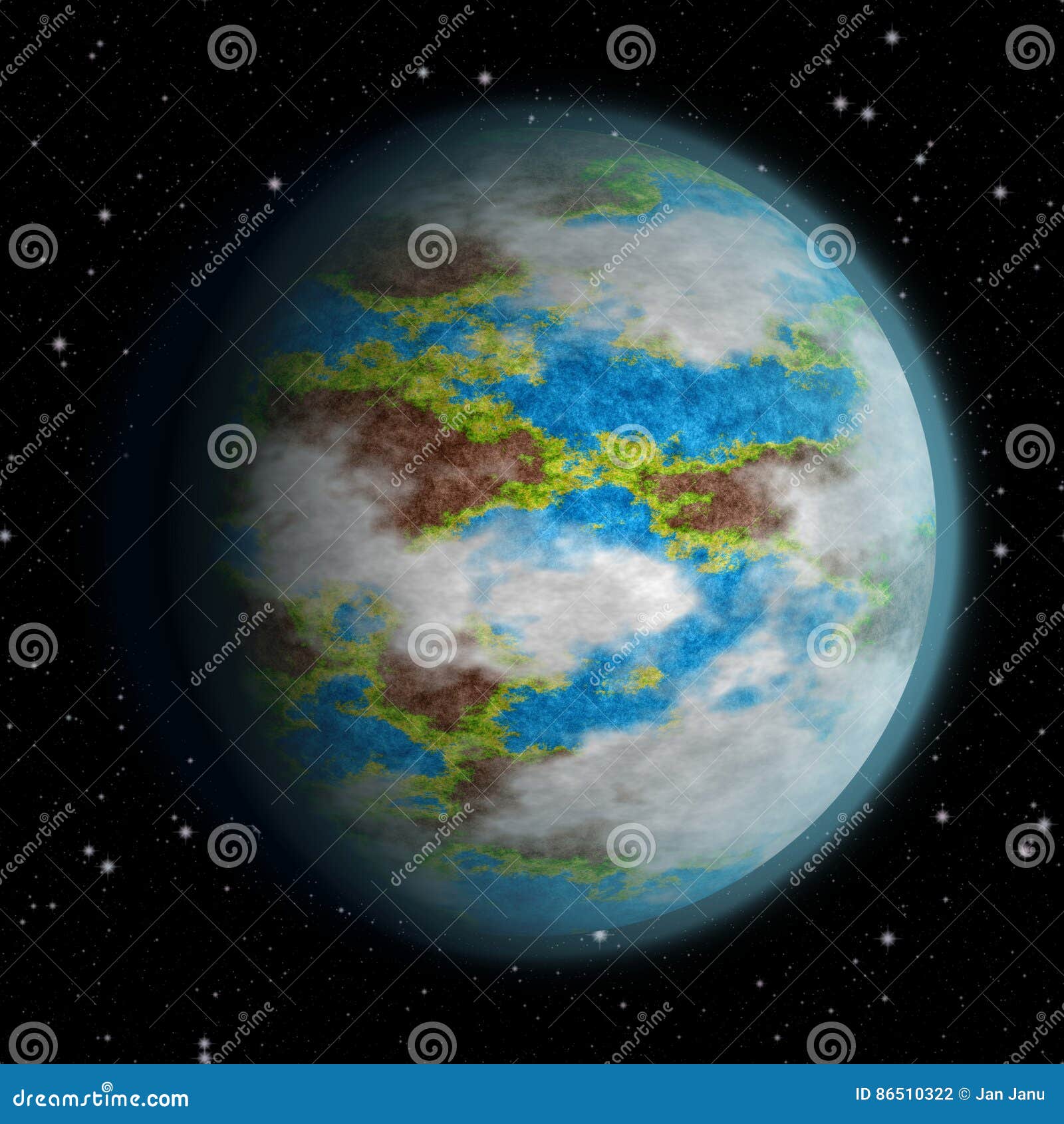 Planet earth stock illustration. Illustration of astronomy - 86510322
