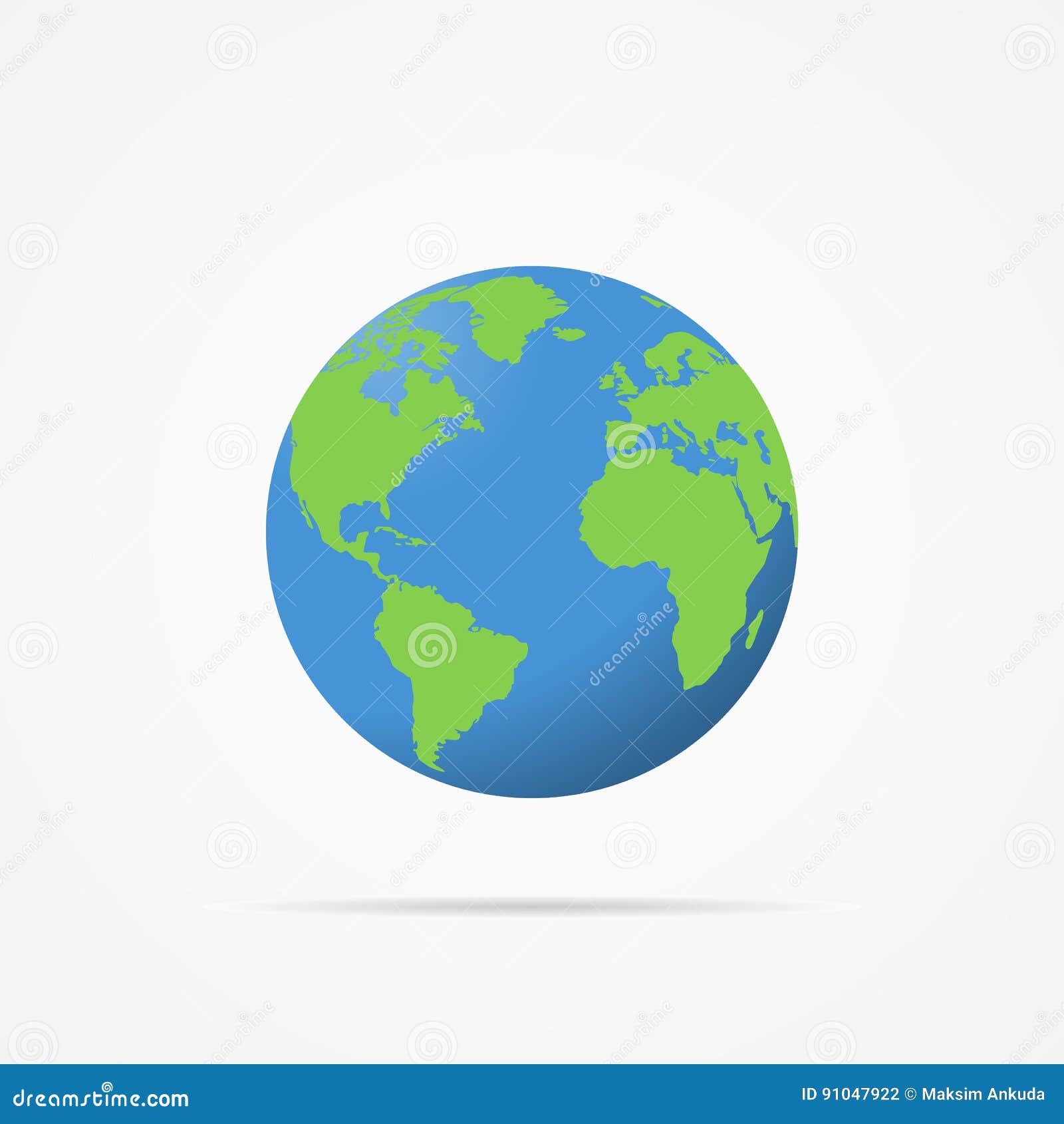 Planet earth. stock vector. Illustration of nature, background - 91047922