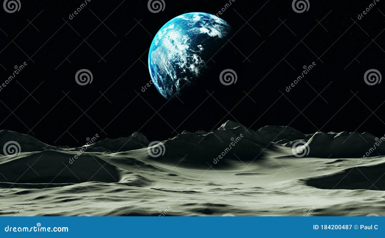 Planet Earth Viewed from the Moon Stock Illustration - Illustration of ... Planet Earth Viewed from the Moon Stock Illustration - Illustration of ...