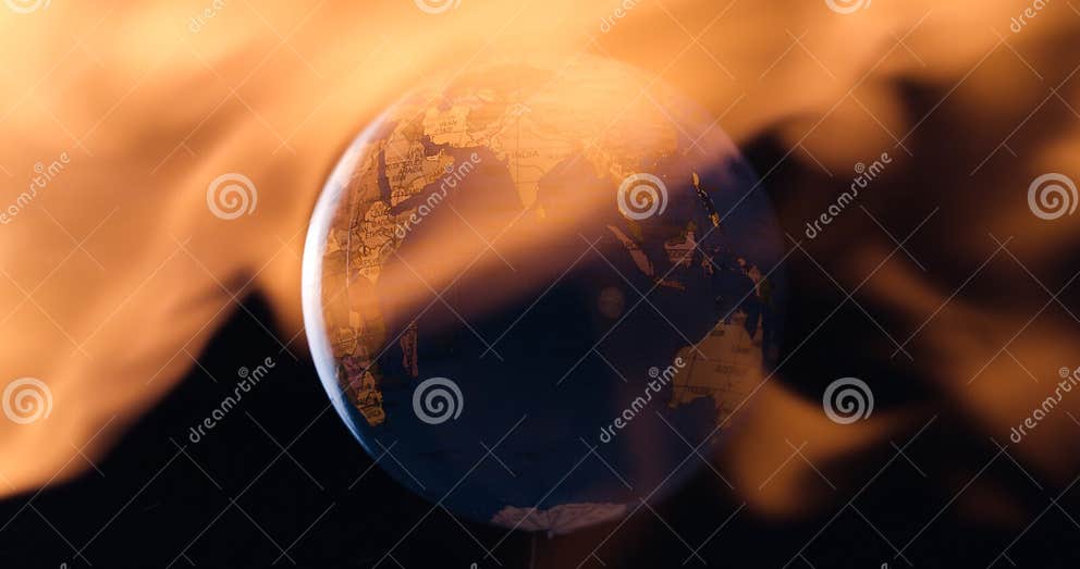 Planet Earth Warming Up Concept Stock Photo - Image of exploding, earth ...